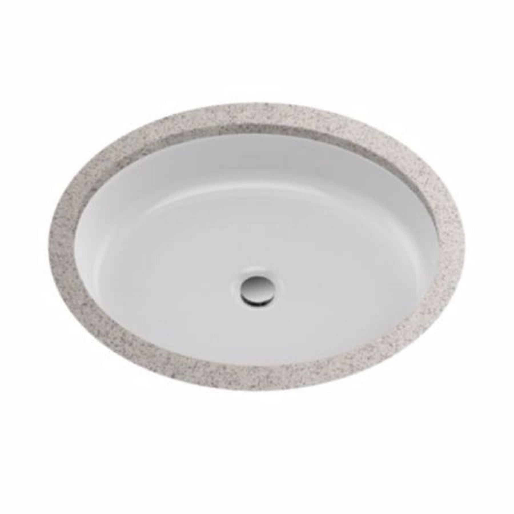 Toto Atherton™ 18-3/8" Vitreous China Undermount Bathroom Sink with Concealed Overflow Cotton ...