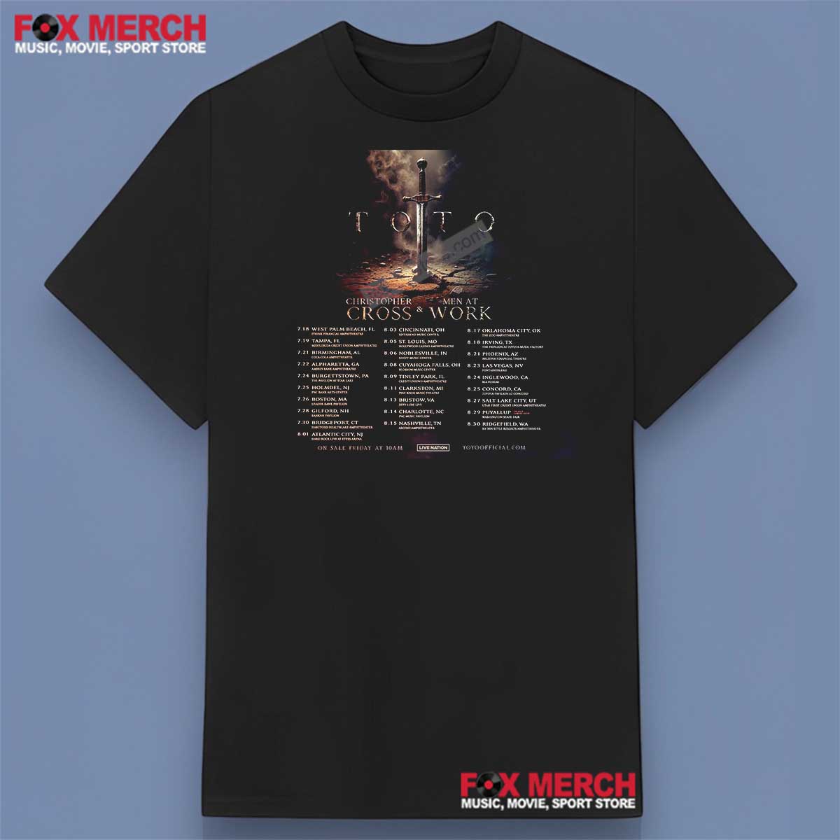 Toto Christopher Cross Men at Work 2025 Shirt - Walmart.com
