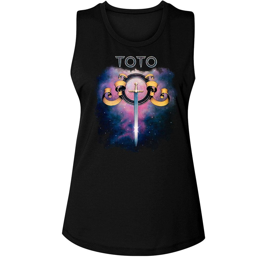 Toto Debut Album Cover Women's Tank Space Galaxy 80's Pop Music Group ...