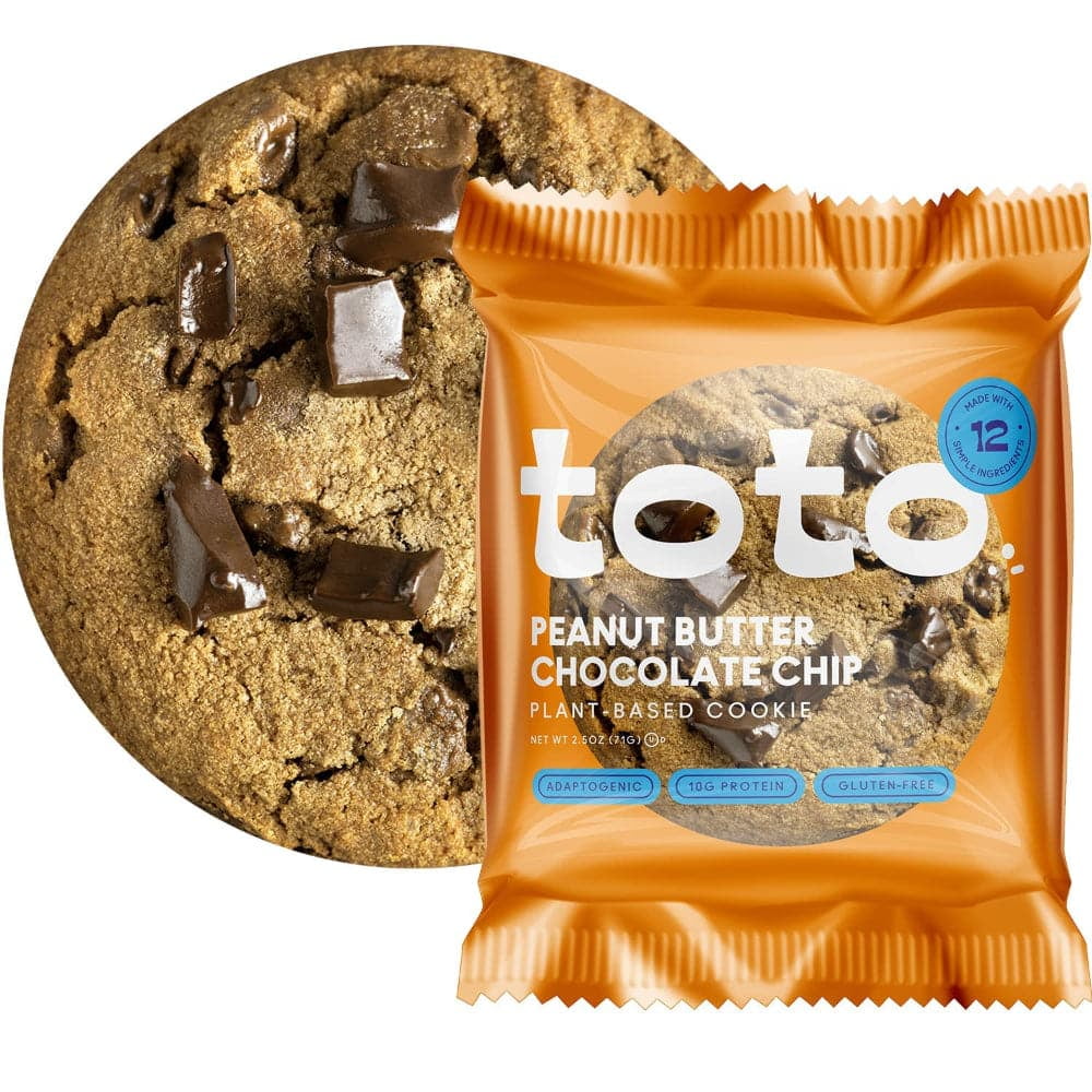 Toto Foods - Cookie Peanut Butter Chocolate Chip 2.5 OZ - Pack of 10 ...