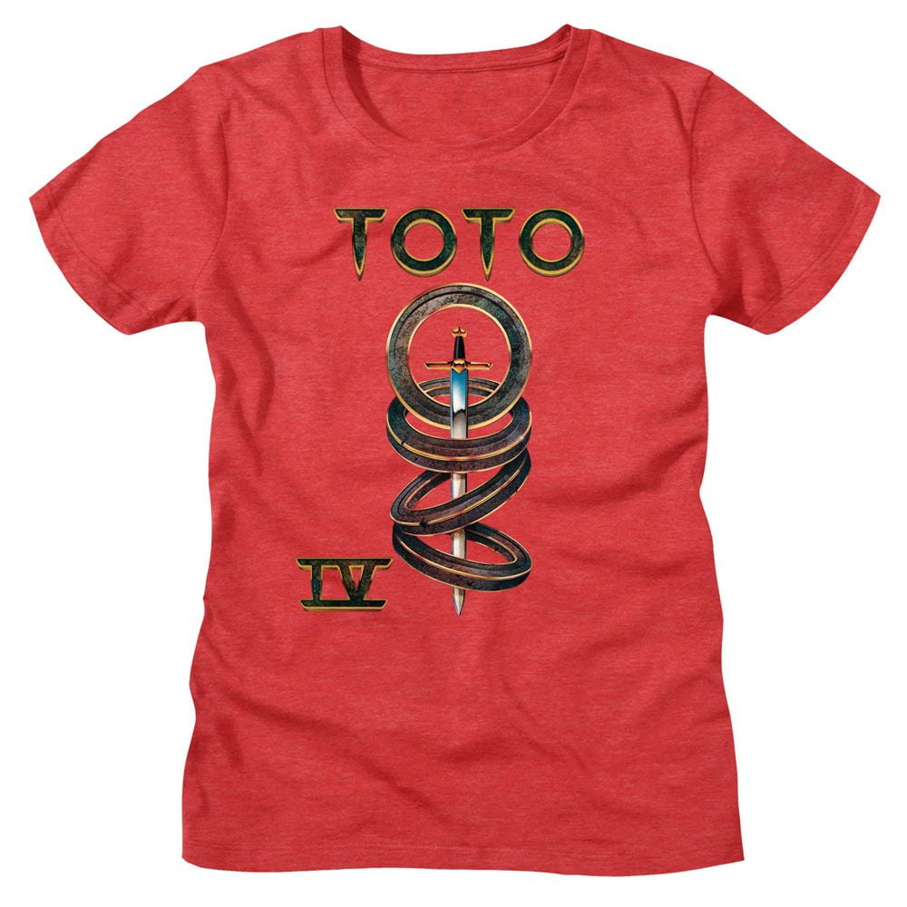 Toto IV Album Cover Red Heather Ladies S/S Tshirt M - Walmart.com