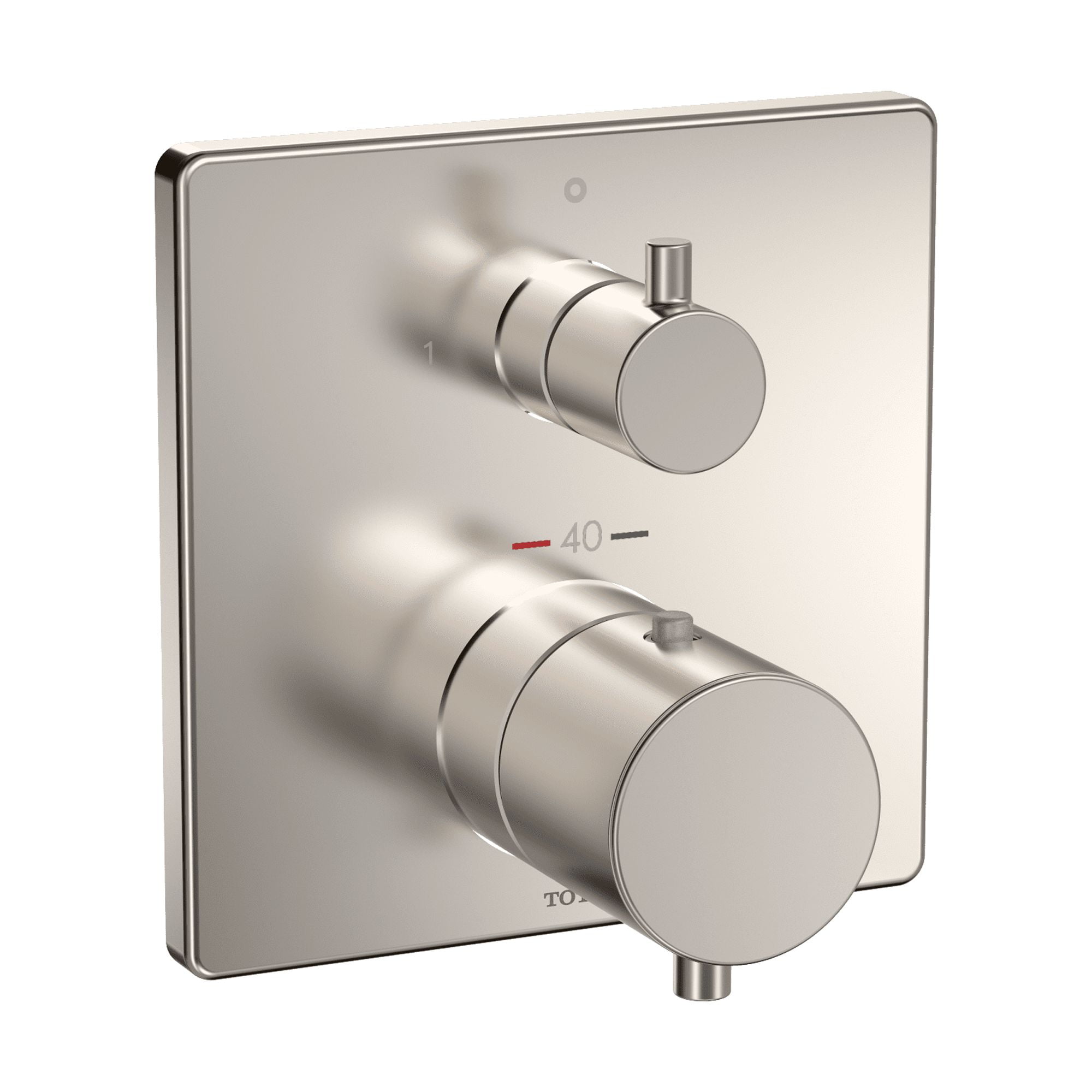 Toto Tbv02404u Square Thermostatic Mixing Valve - Nickel - Walmart.com