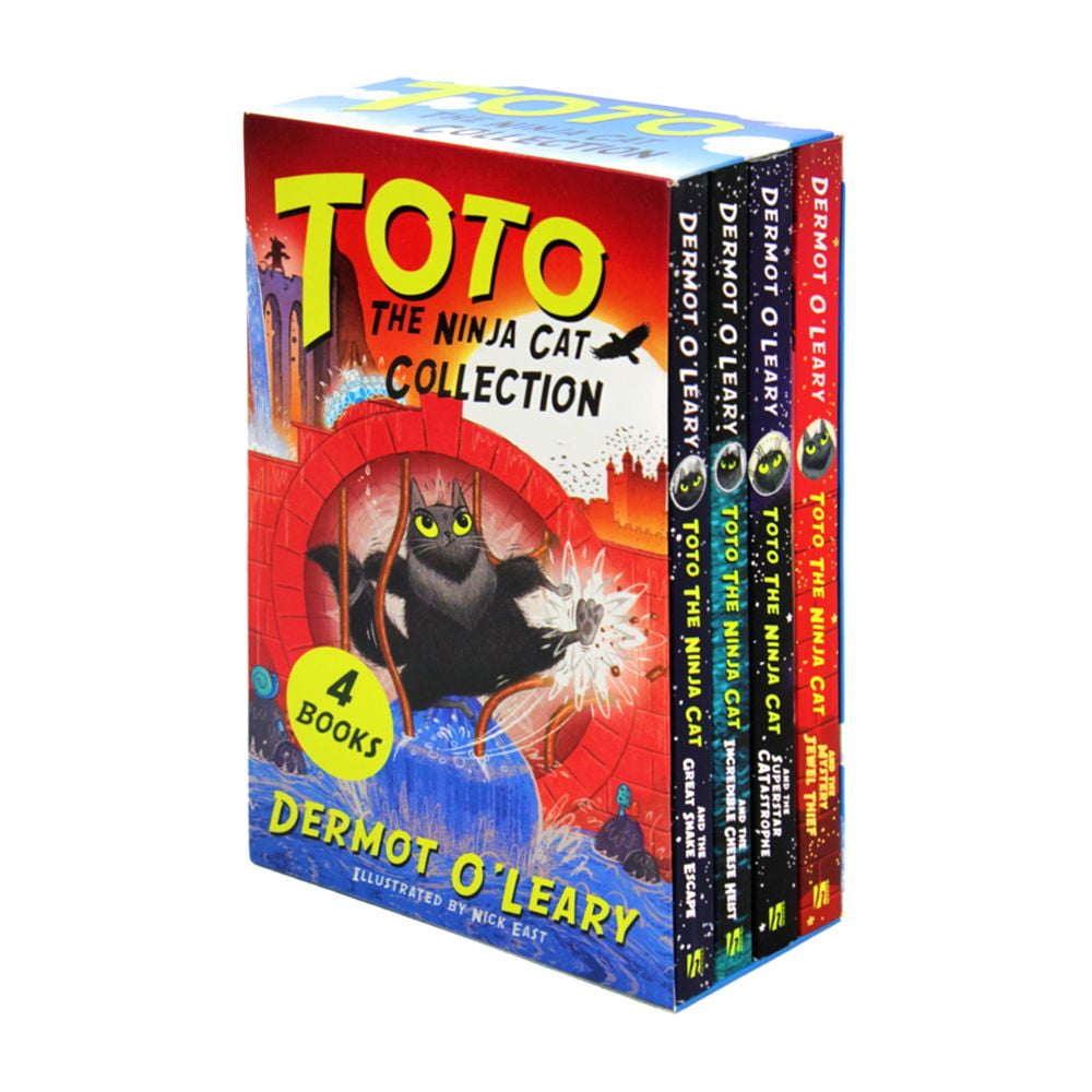 Toto the Ninja Cat Series 4 Books Collection Set By Dermot Oâ€™Leary ...