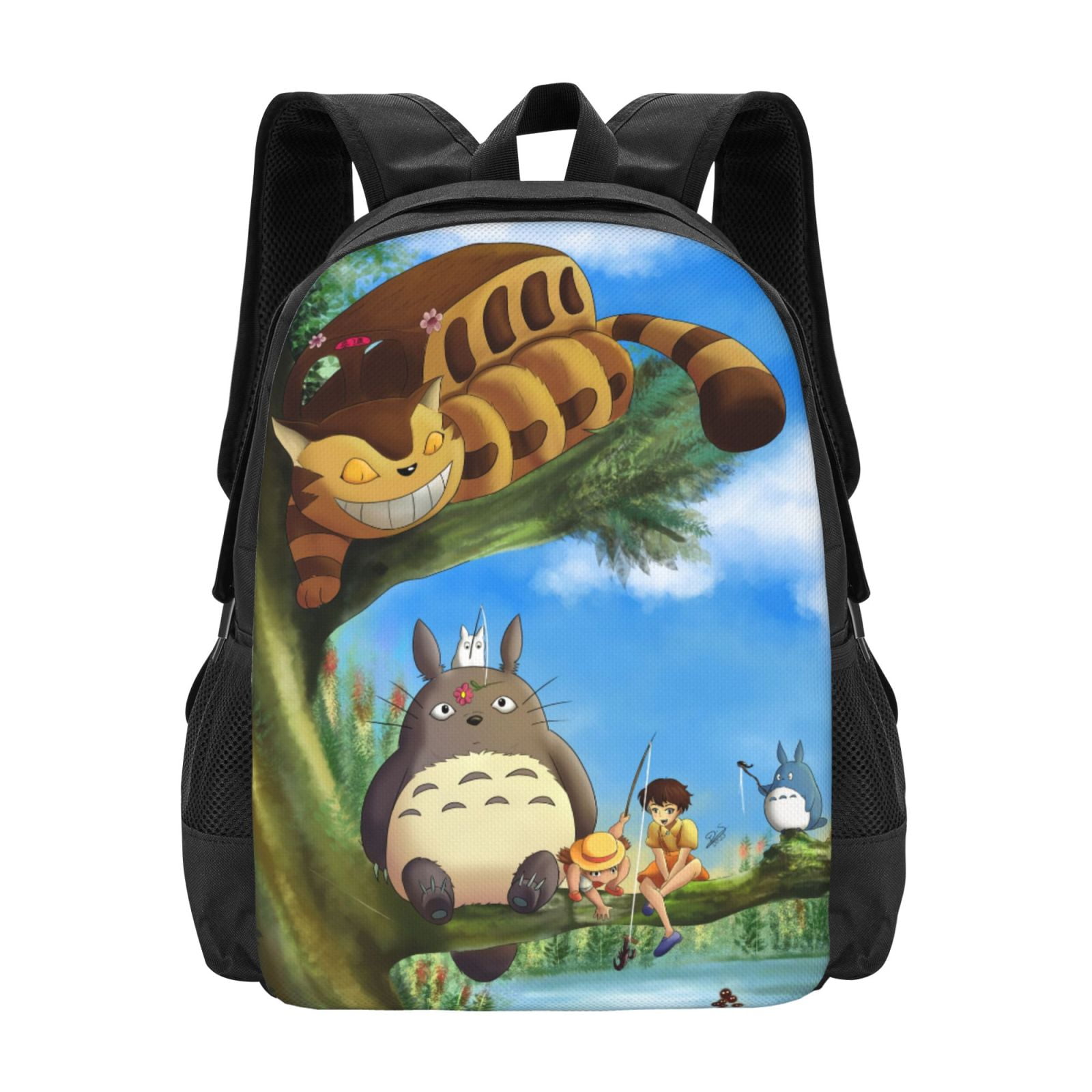 Totoro 3D Printed Anime Backpack,Lightweight Casual Capacity Travel ...