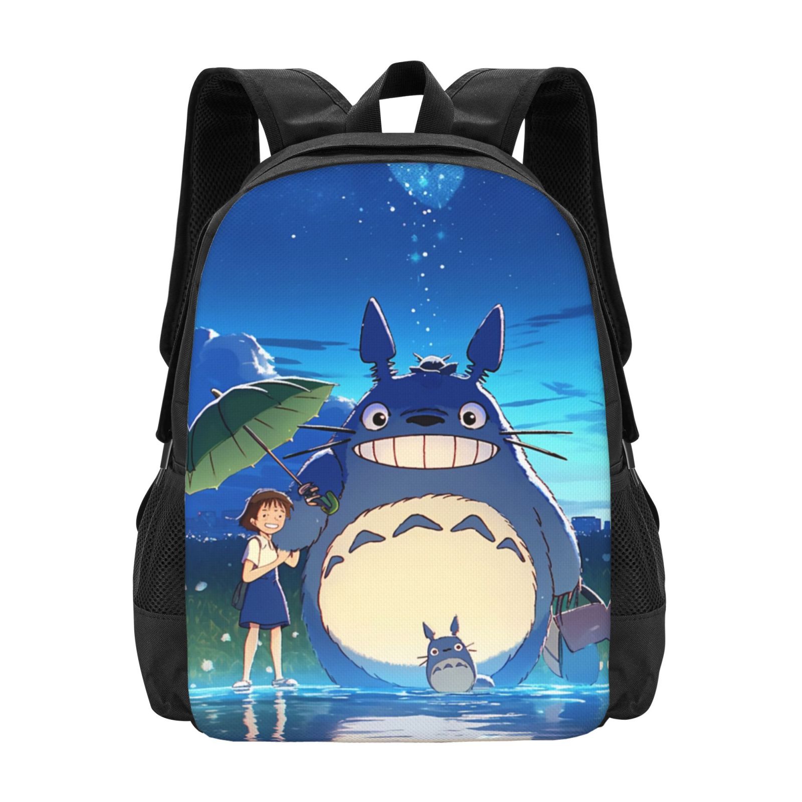 Totoro 3D Printed Anime Backpack,Lightweight Casual Capacity Travel ...
