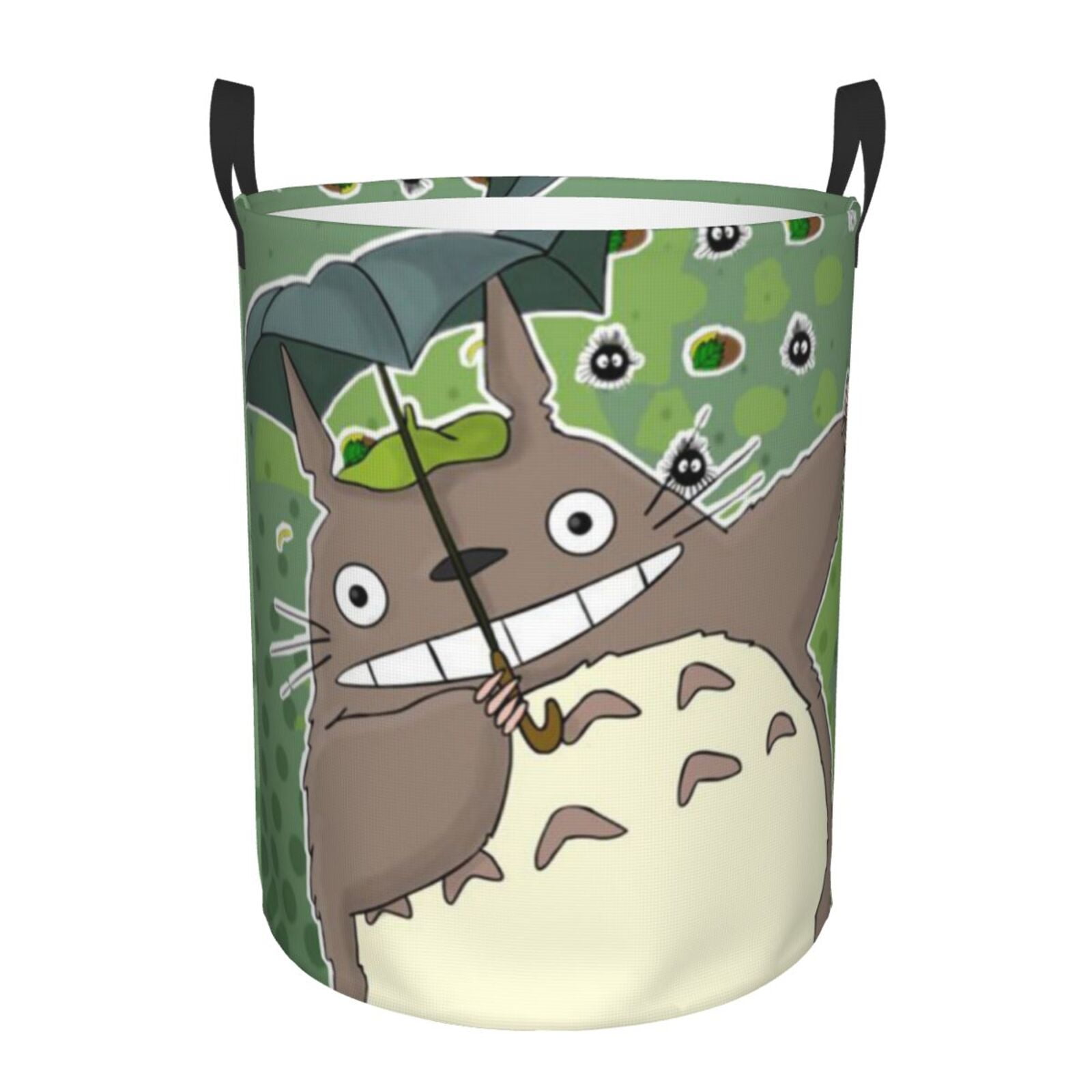 Totoro Circular Hamper With Handle Storage Basket Circular Storage Bin ...