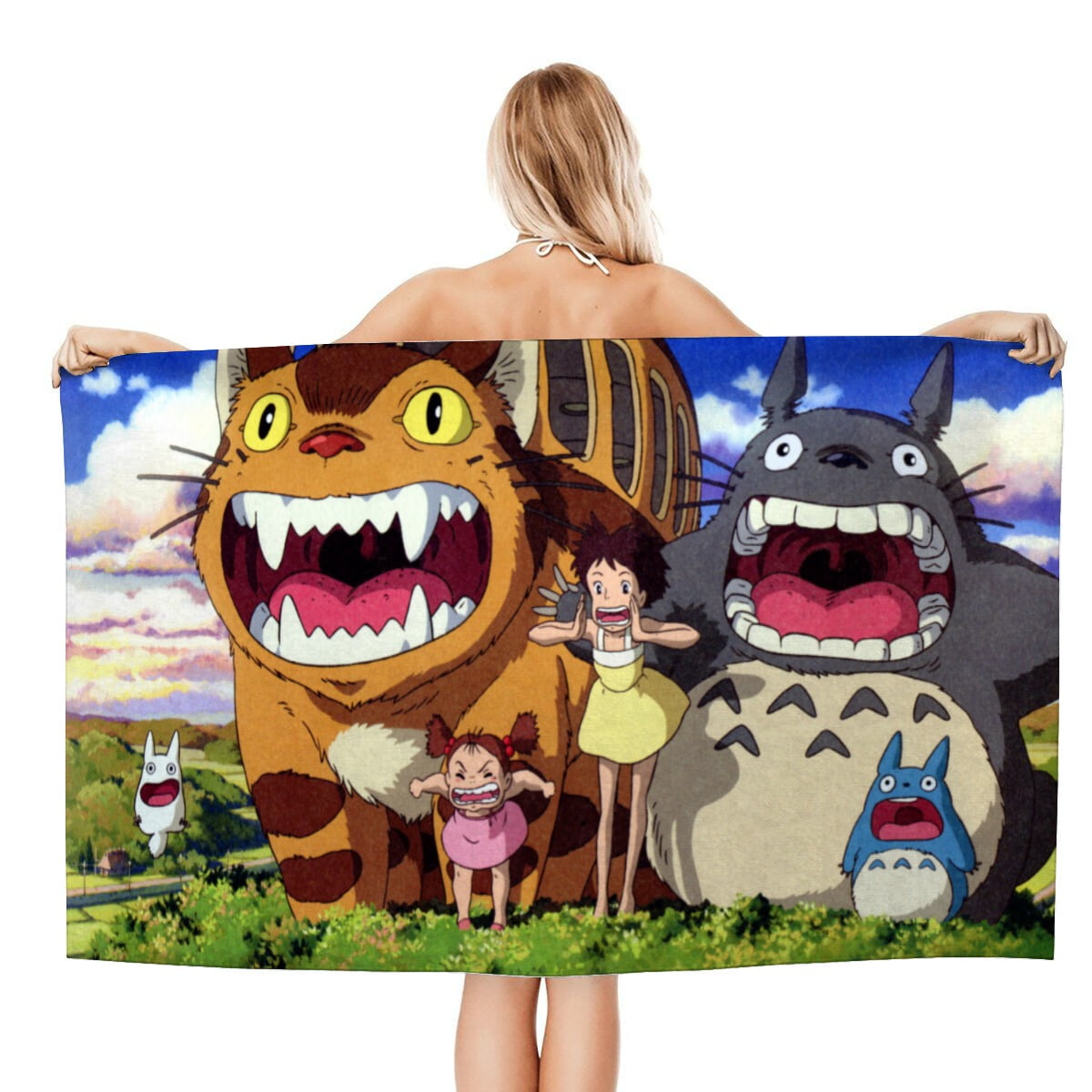 Totoro Gifts Beach Towel for Women Girl Birthday Inspired Fan Bath ...