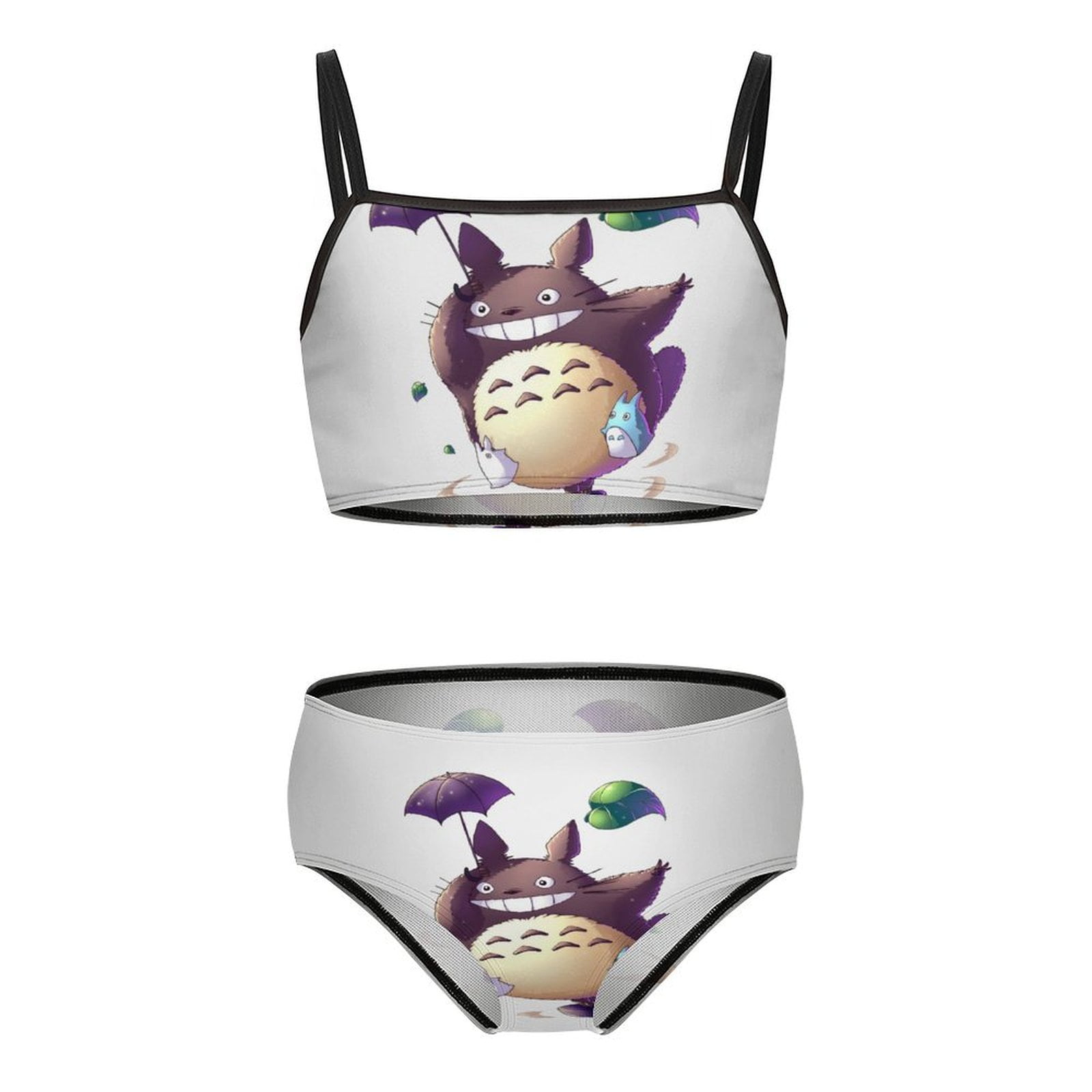 Totoro Girls Bikini Swimsuits Two-piece Beach Bathing Suit Swimwear 7 ...
