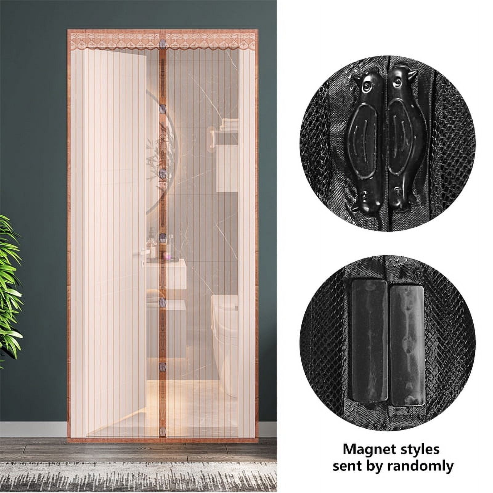 Totoro Hero Magnetic Door Screen Custom Size Mosquito Net Curtain Fly ...