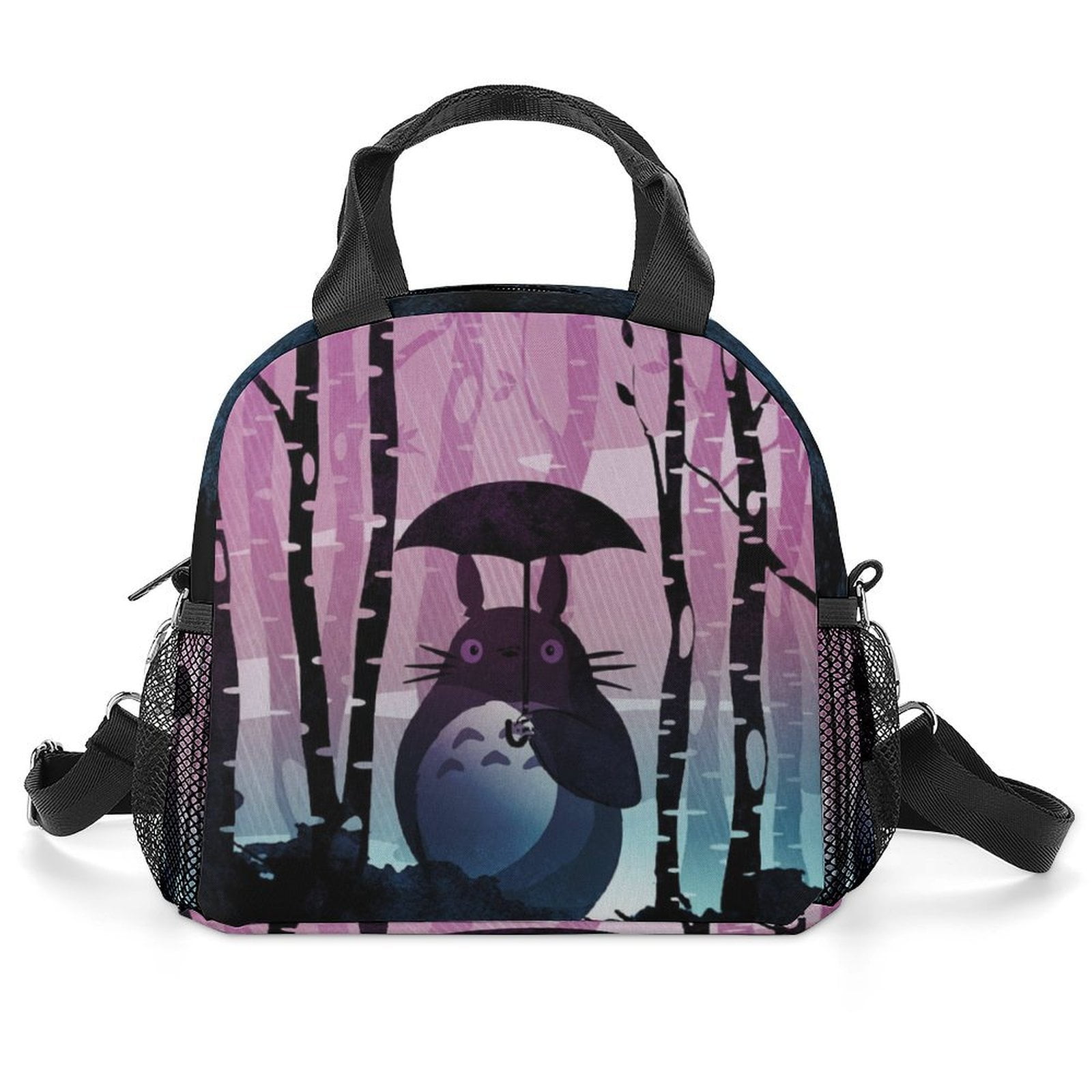 Totoro Insulated Lunch Tote Bag Trendy Printed Crossbody Bag Thermal ...
