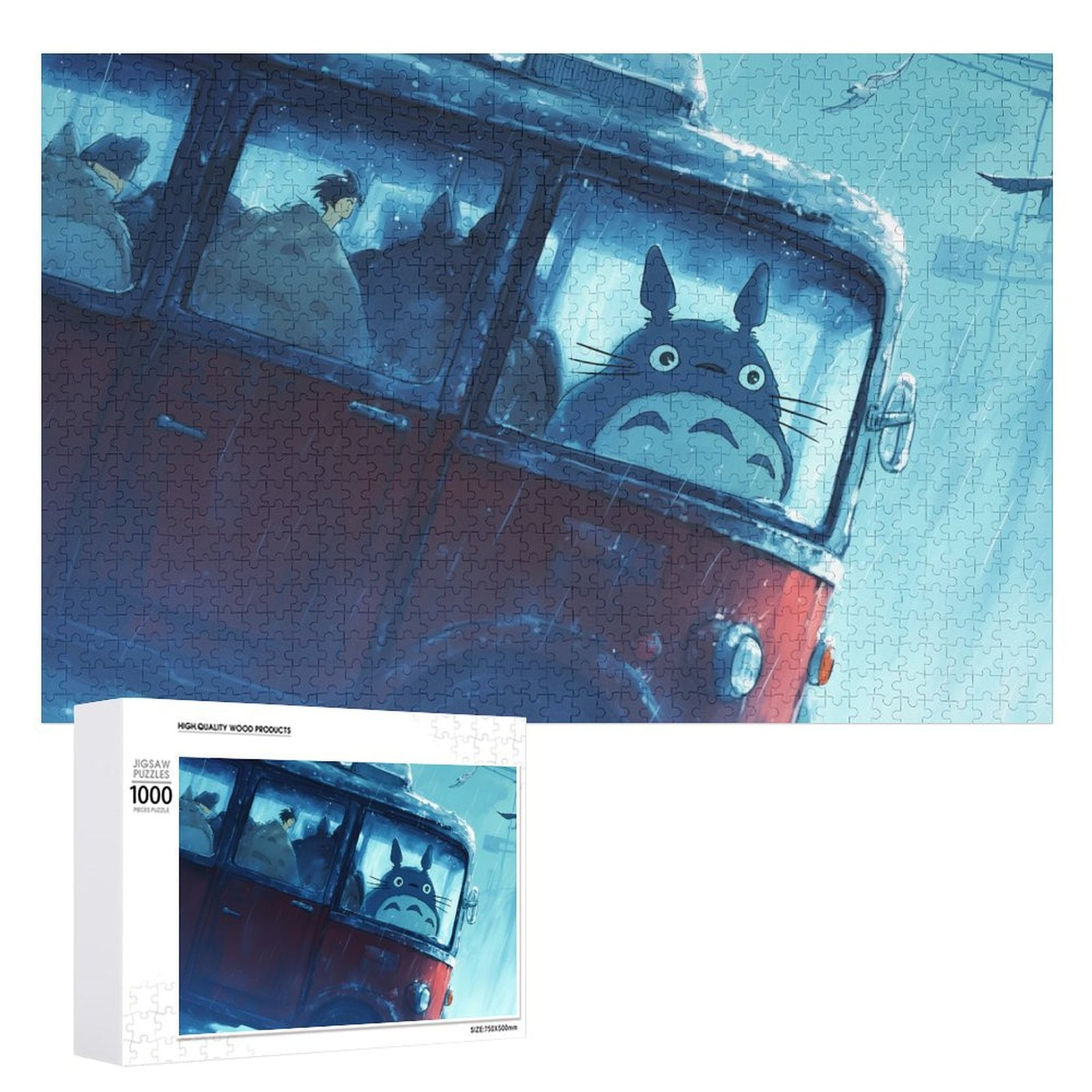 Totoro Jigsaw Puzzle 1000 PCS Puzzles Art for Adults Kids Families ...