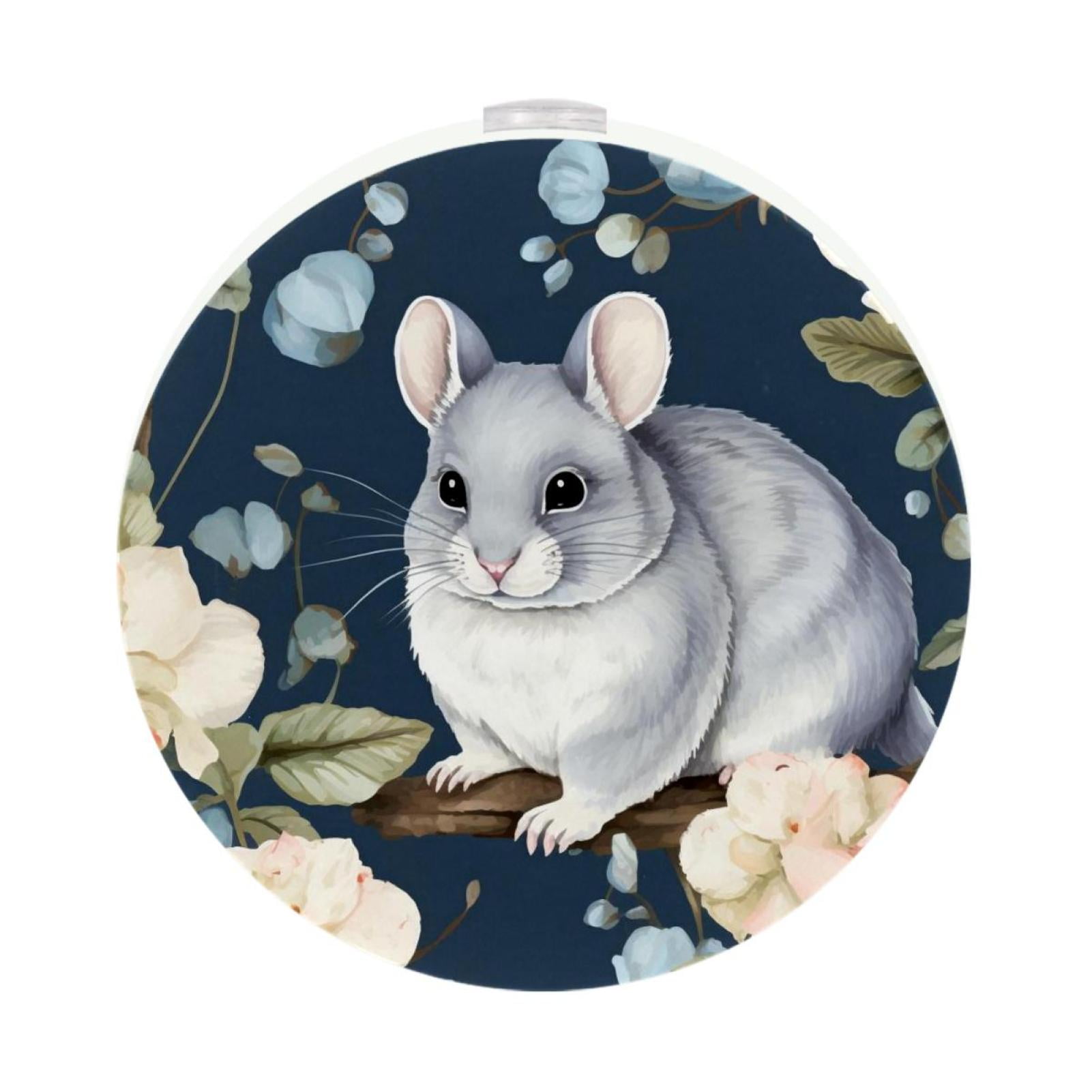 Totoro LED Round Night Light-2PCS, Energy-Efficient Plug-in Ambient ...