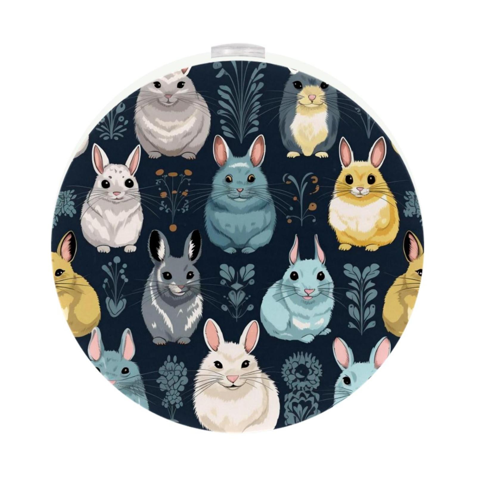 Totoro LED Round Night Light (2PCS) – Energy Efficient Plug-in Lamp ...