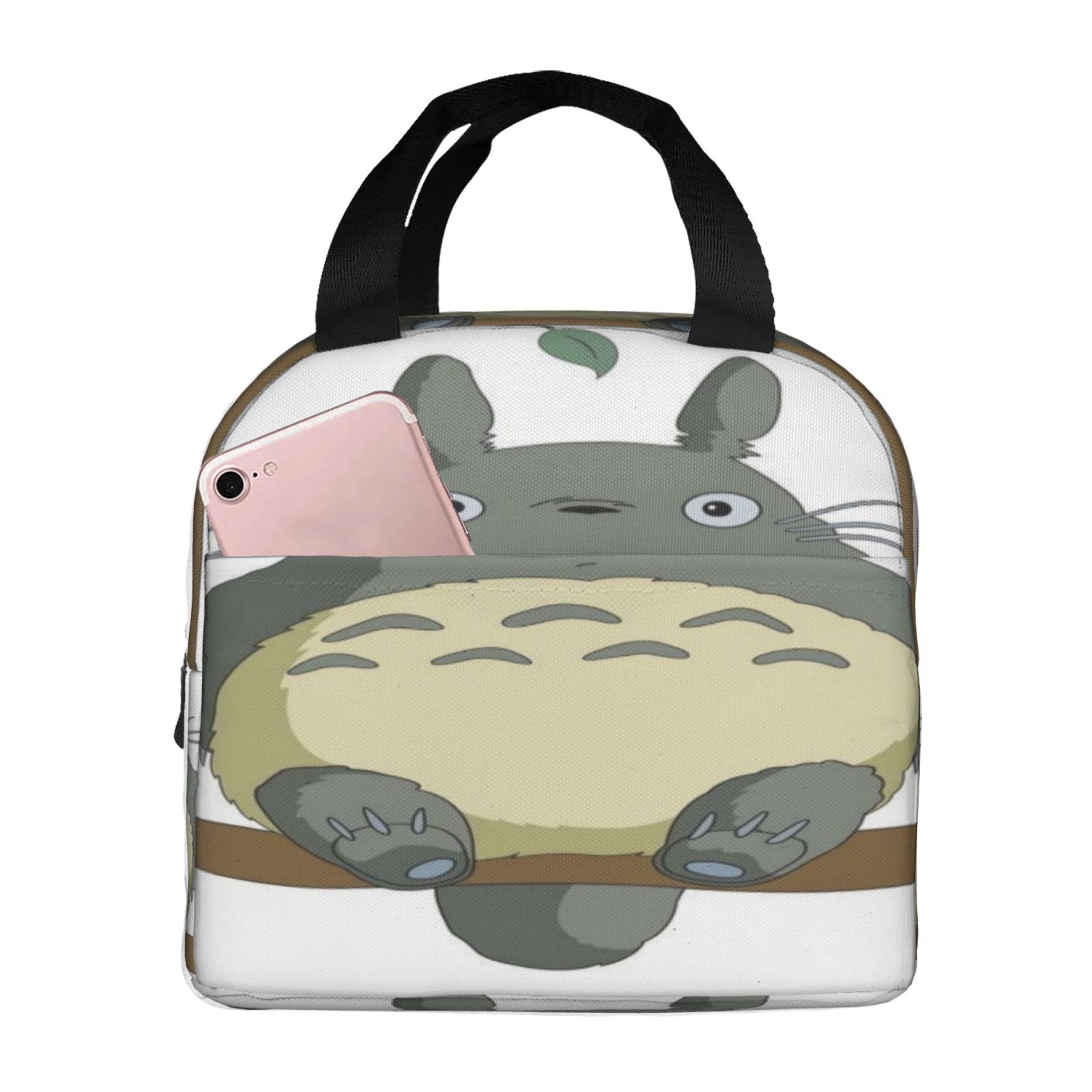 Totoro Lunch Bag Insulated Lunch Box Reusable Cooler Cartoon Lunch Tote ...