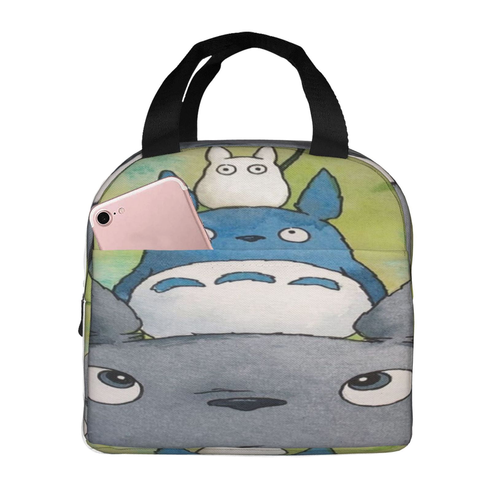 Totoro Lunch Bag Insulated Lunch Box Reusable Cooler Cartoon Lunch Tote ...