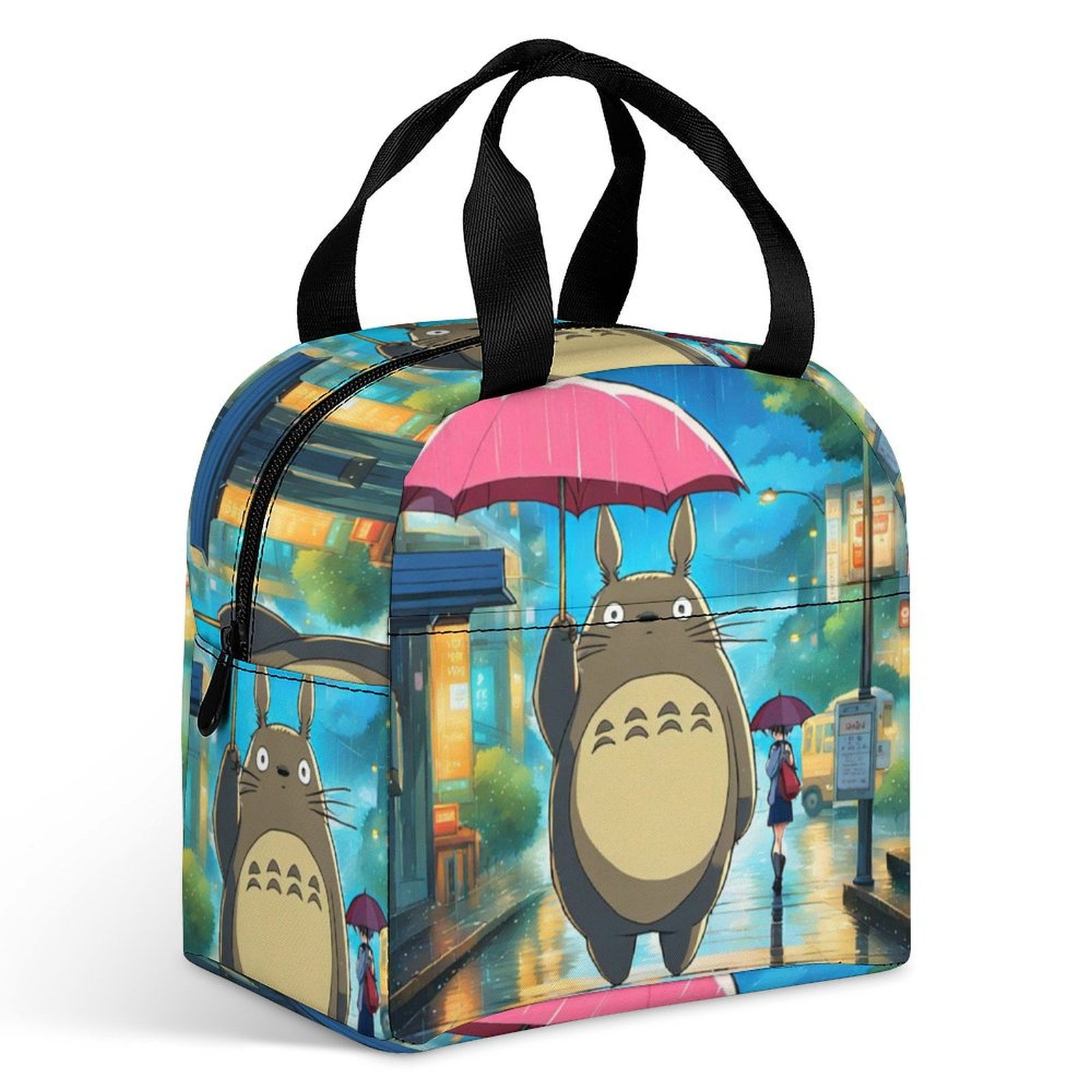 Totoro Lunchbag Reusable Lunch Box Container Bag Insulated Meal Tote ...