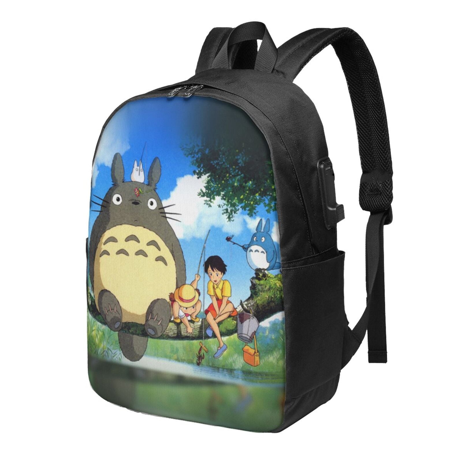 Totoro Poster Backpack Lightweight Shoulders Daypack School Bag Casual ...