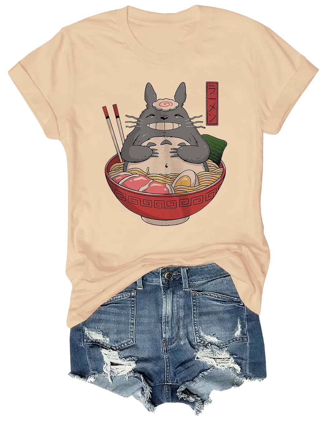 Totoro Ramen Shirt, My Neighbor Totoro Shirt, Studio Ghibli Shirt, Totoro Ramen TShirt, My ...