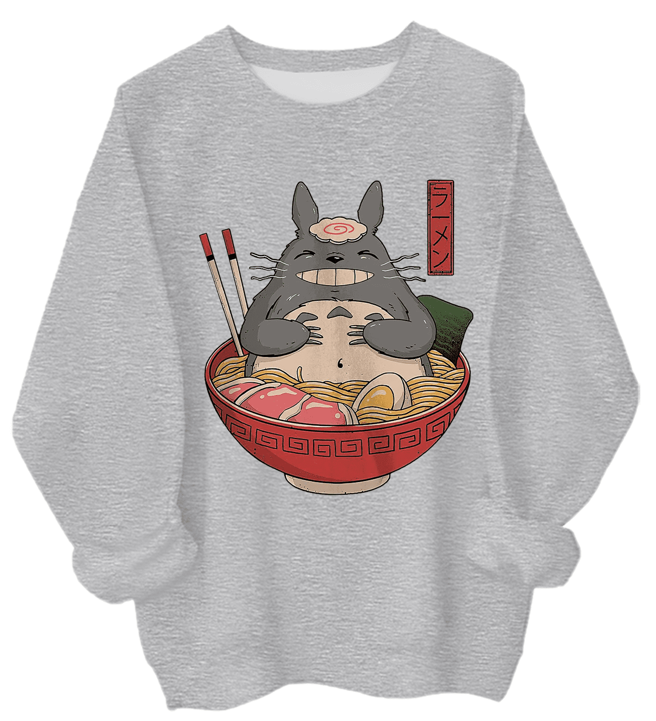 Totoro Ramen Sweatshirt, My Neighbor Totoro Sweatshirt, Studio Ghibli Sweatshirt, Totoro Ramen ...