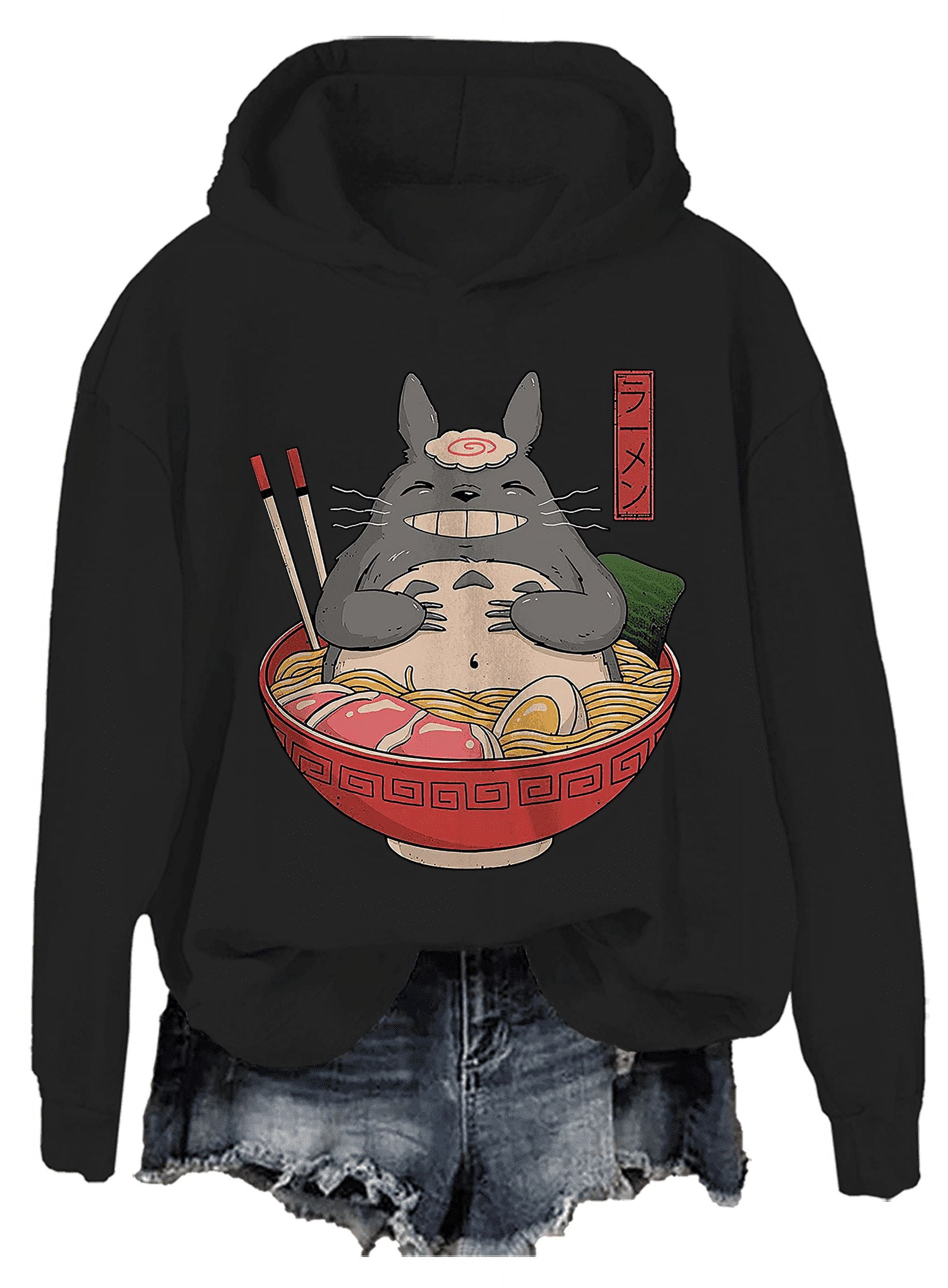 Totoro Ramen Sweatshirt, My Neighbor Totoro Hoodie, Studio Ghibli ...