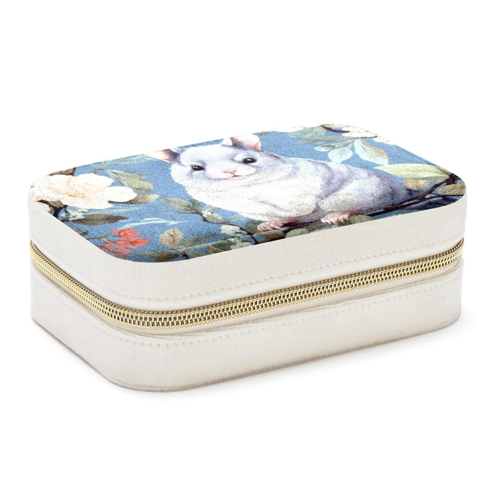 Totoro Velvet Portable Jewelry Box with Removable Compartment - Stylish ...