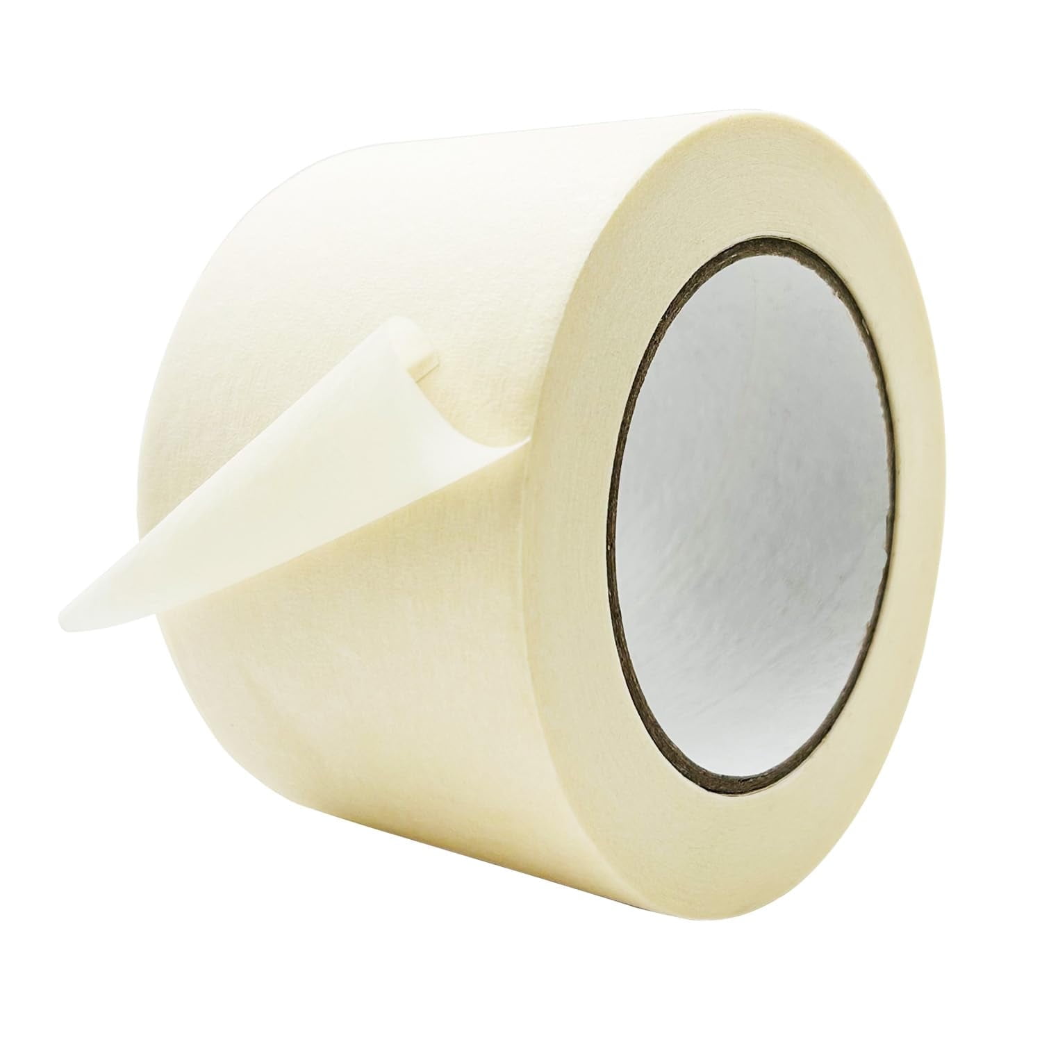 Totowood Wide Masking Tape, General Purpose Beige White Painters Tape ...
