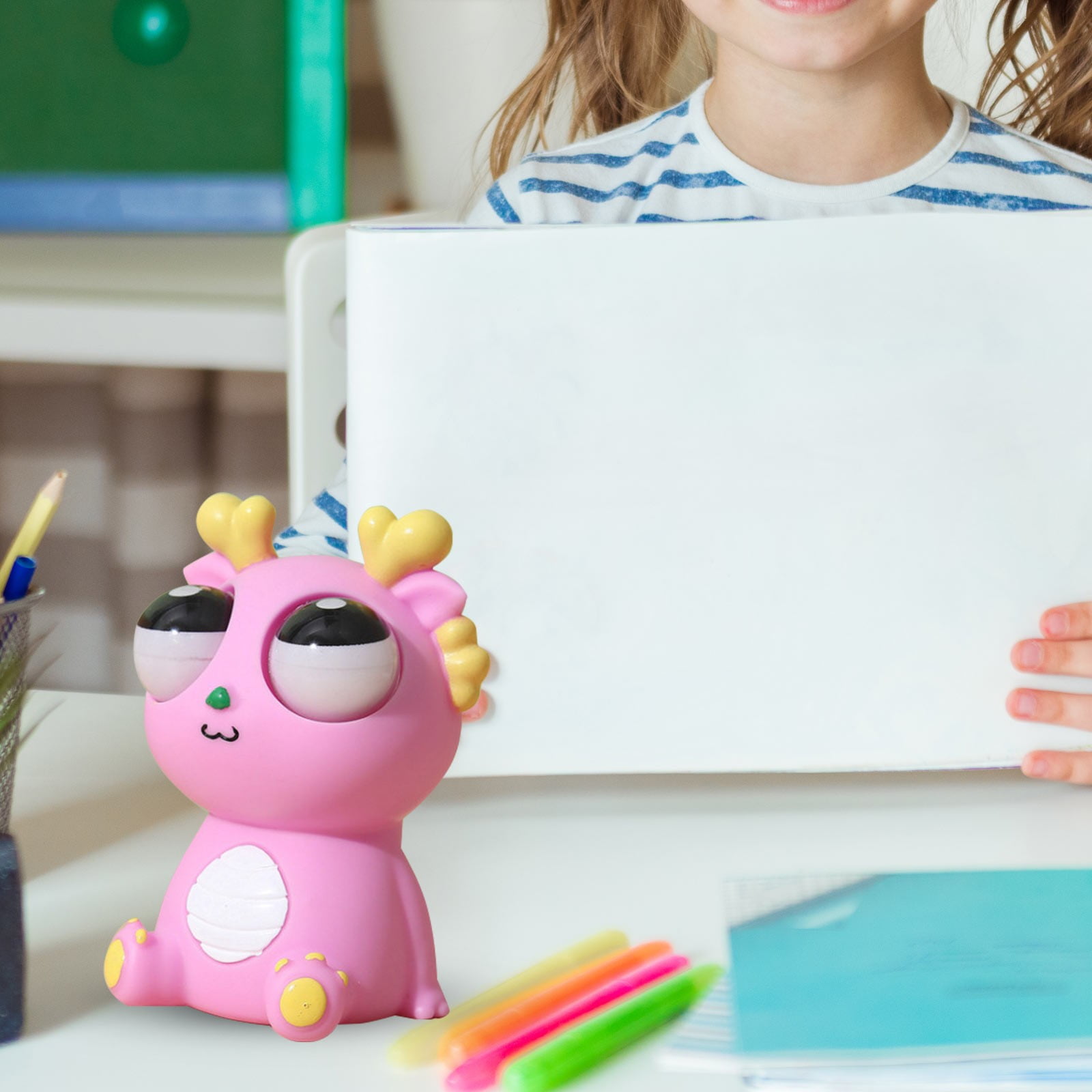 Totoyto 2025 Squeeze Stress Relief Toy Eye Popping Dragon Funny Eyeball ...