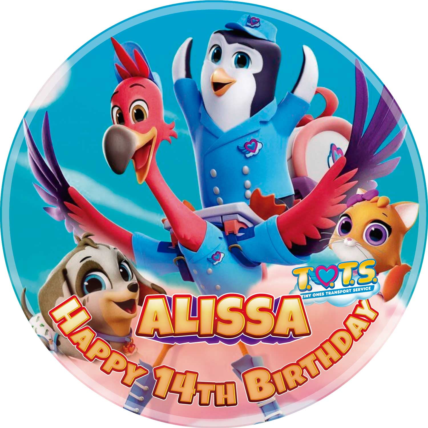 Tots Disney BR Edible Image Cake Topper Personalized Birthday Sheet ...
