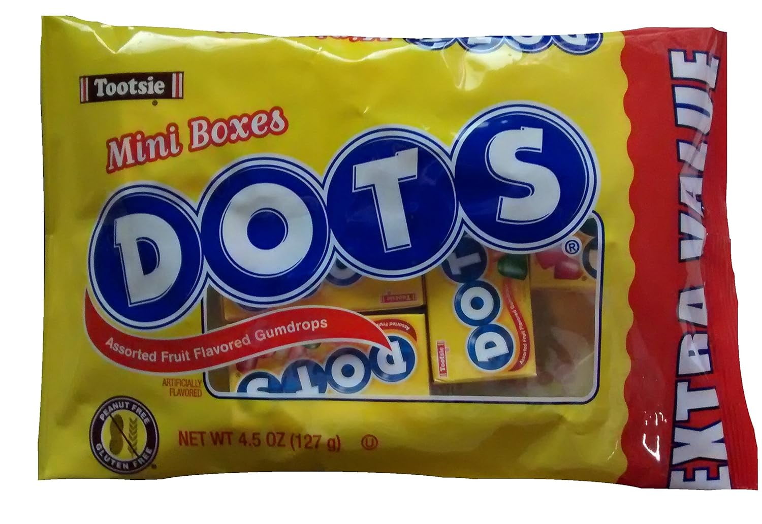 Tootsie Dots Assorted Fruit Flavored Candies Gumdrops Mini Boxes ...