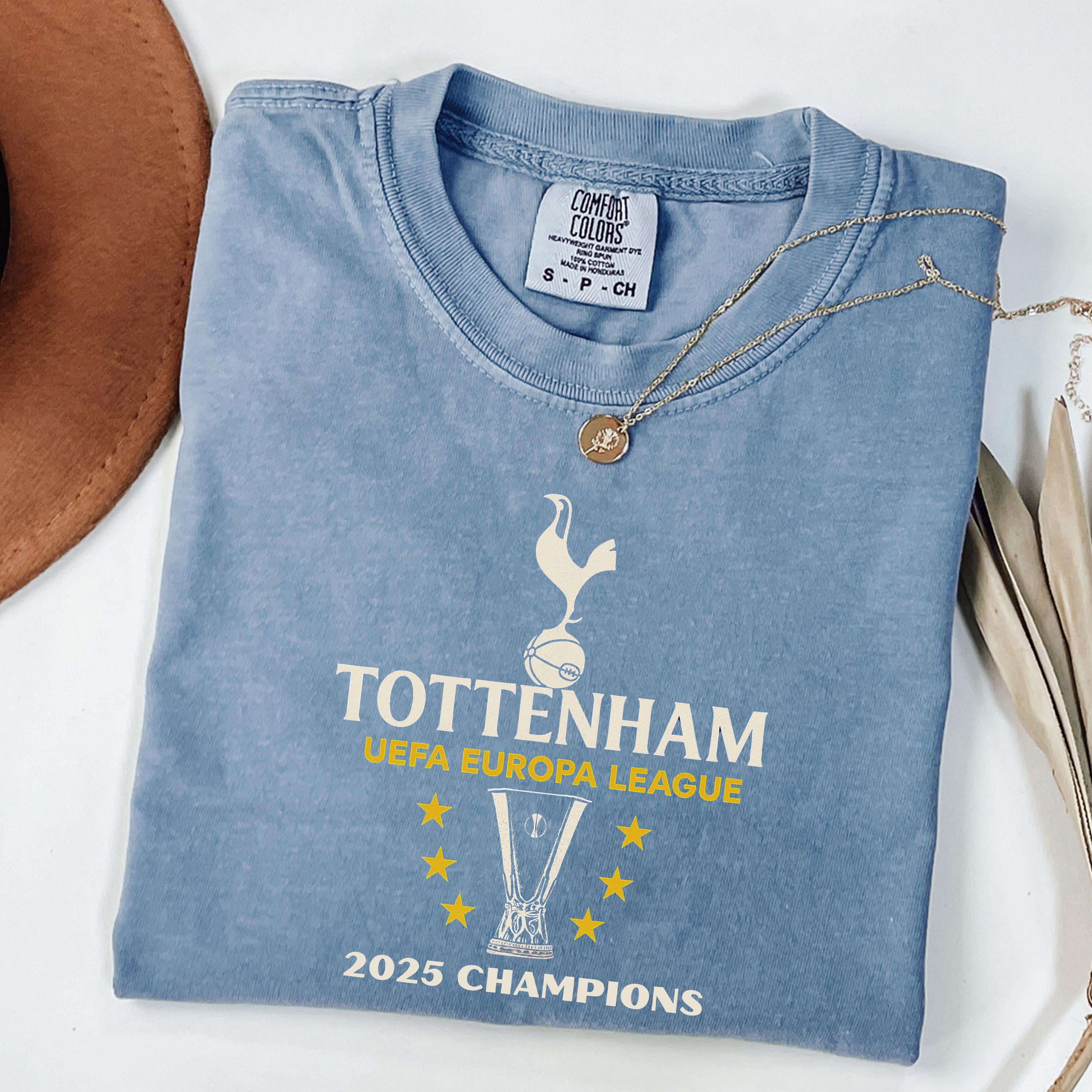 Tottenham Hotspur Europa Lea.gue Champions 2025 Shirt Tottenham Ue.fa ...