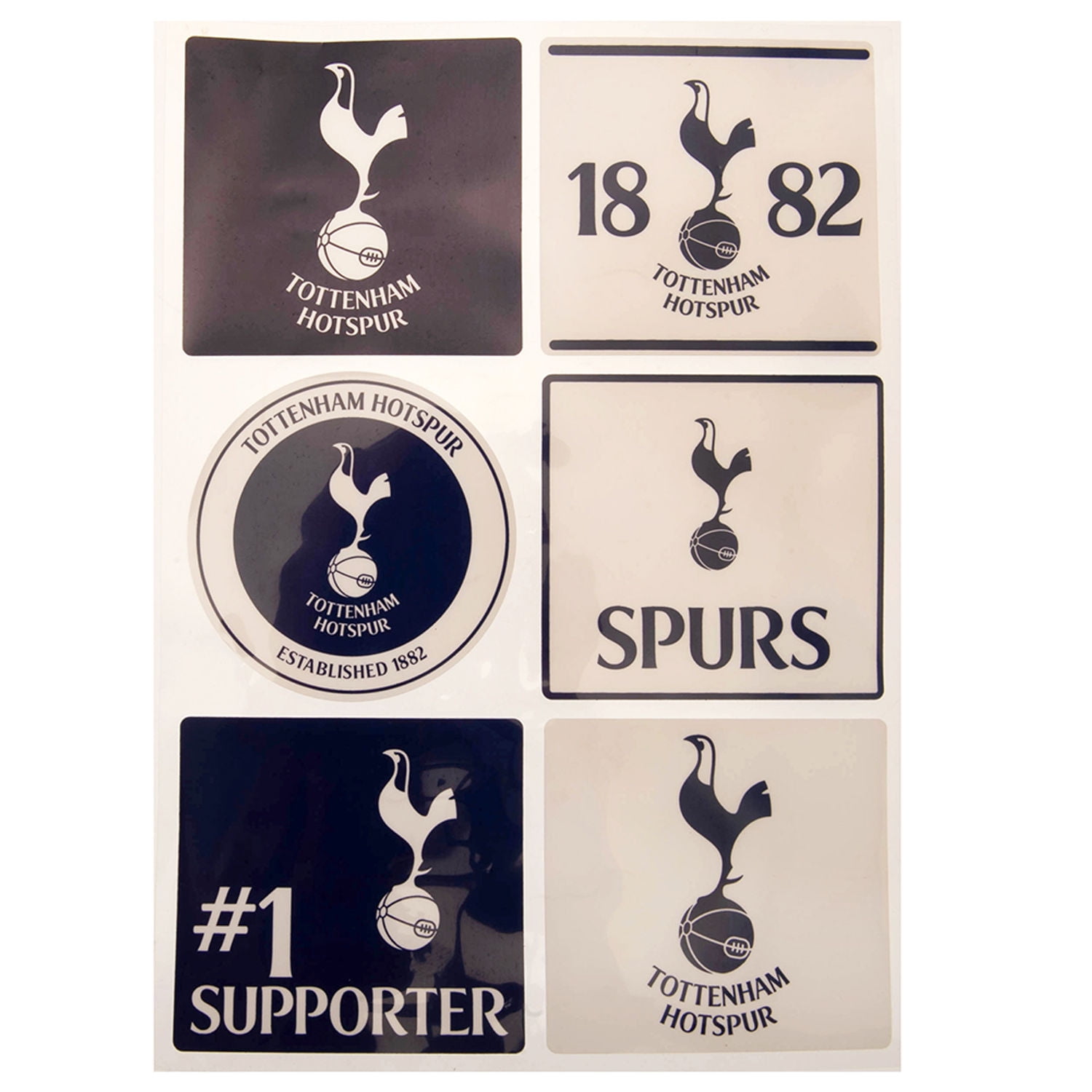 Tottenham Hotspur FC Car Decal Set (Pack of 6) - Walmart.com