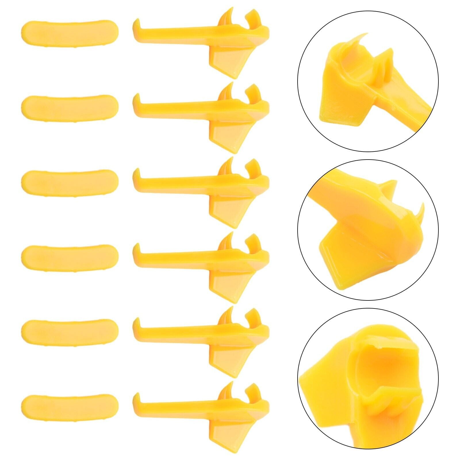 Totyc 12Pcs Tire Changer Machine Plastic Mount Demount Duck Head Insert ...