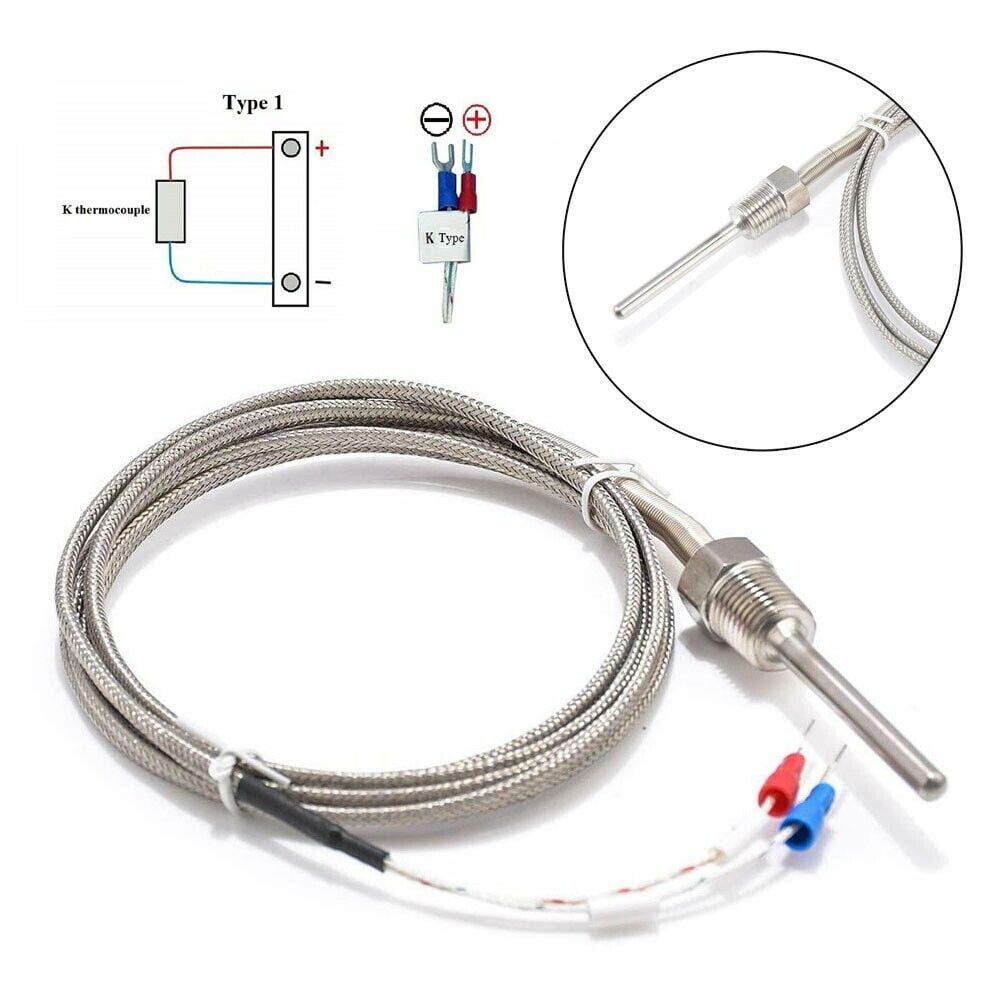 Totyc 1x Waterproof K Type Thermocouple - Temperature Sensor Probe For ...