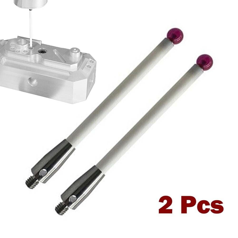 Totyc 2Pcs Renishaw A-5000-3712 CMM Probe Stylus 100mm Ceramic Stem 6mm ...