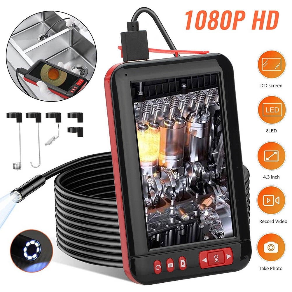 Totyc 4 3 Inch Inspection Snake Camera for Industrial Use at Full HD ...