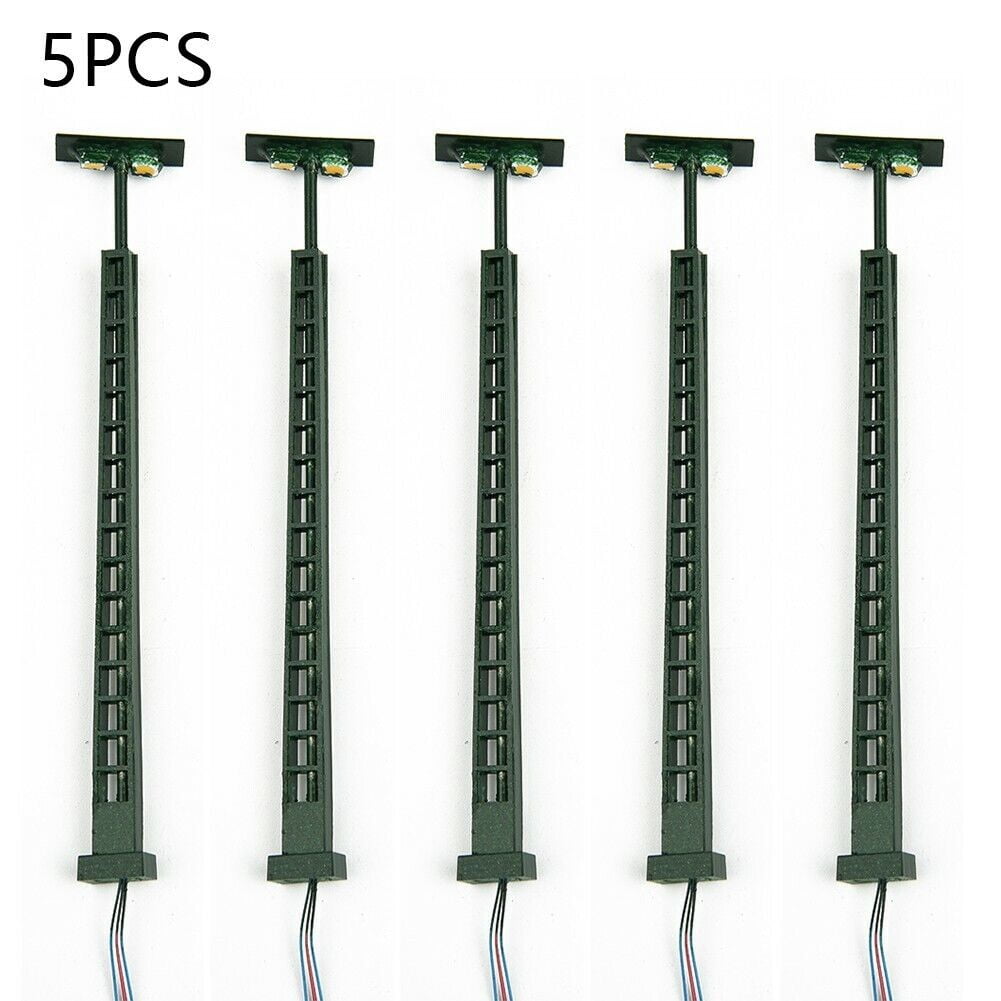 Totyc 5Pcs Model Railway Lights Lattice Mast Light, N Gauge Light ...