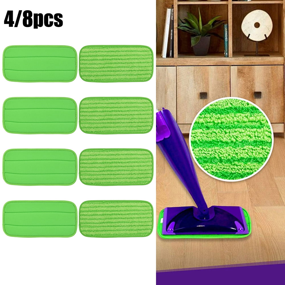 Totyc JINGT Reusable Floor Mop Pads Machine 12-Inch Mop Refills For ...
