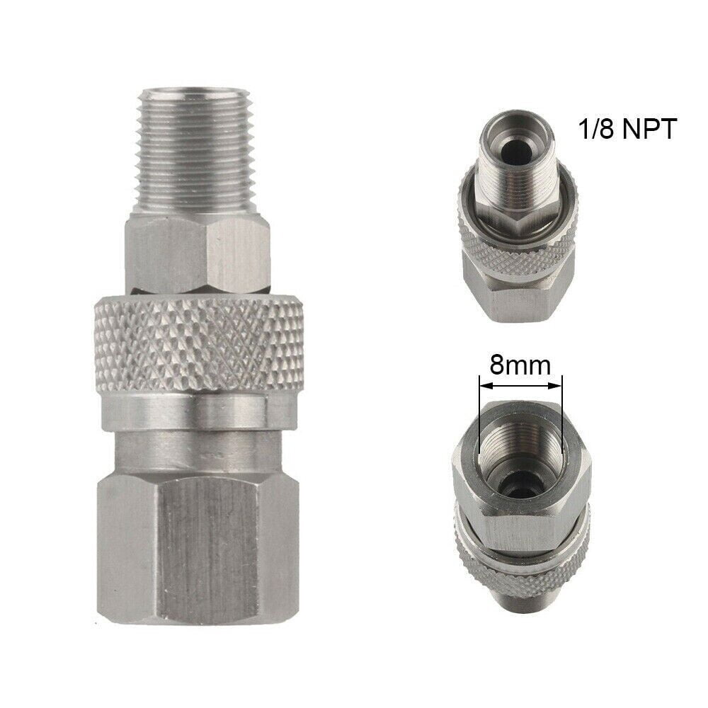Totyc Paintball-PCP 8mm Quick Release Disconnect Coupler 1/8NPT Fitting ...