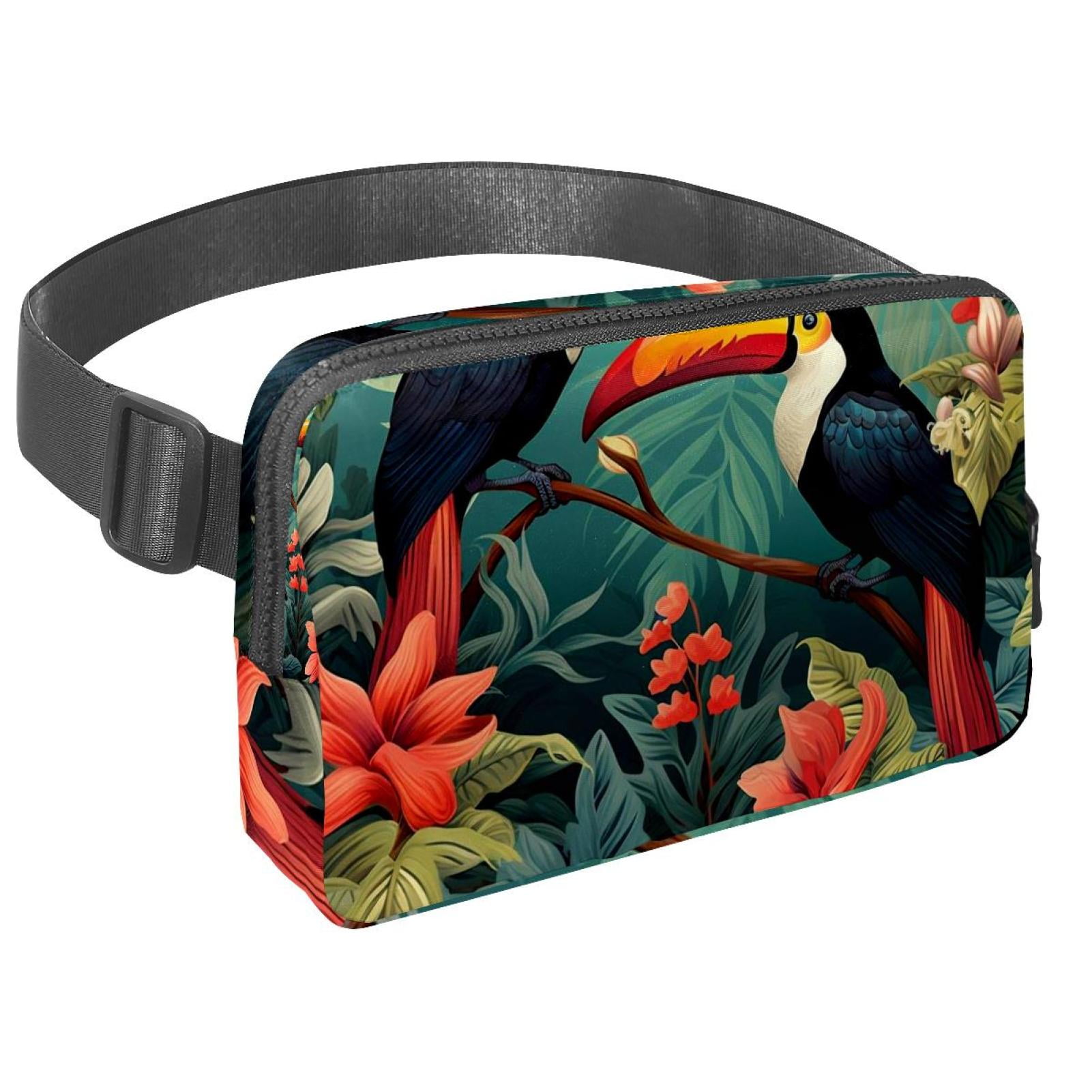 Toucan Adjustable Lightweight Belt Bag with Extension Strap - Unisex ...