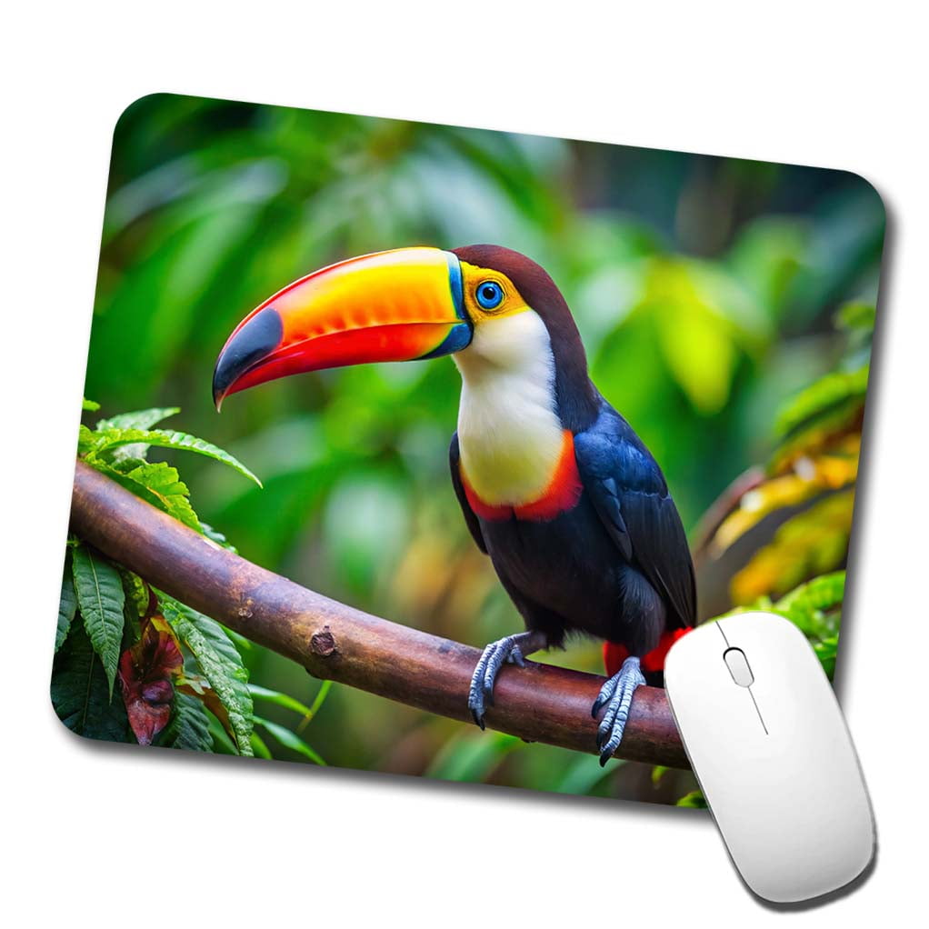Toucan Bird Mouse Pad Low Profile Gaming Mat - Walmart.com