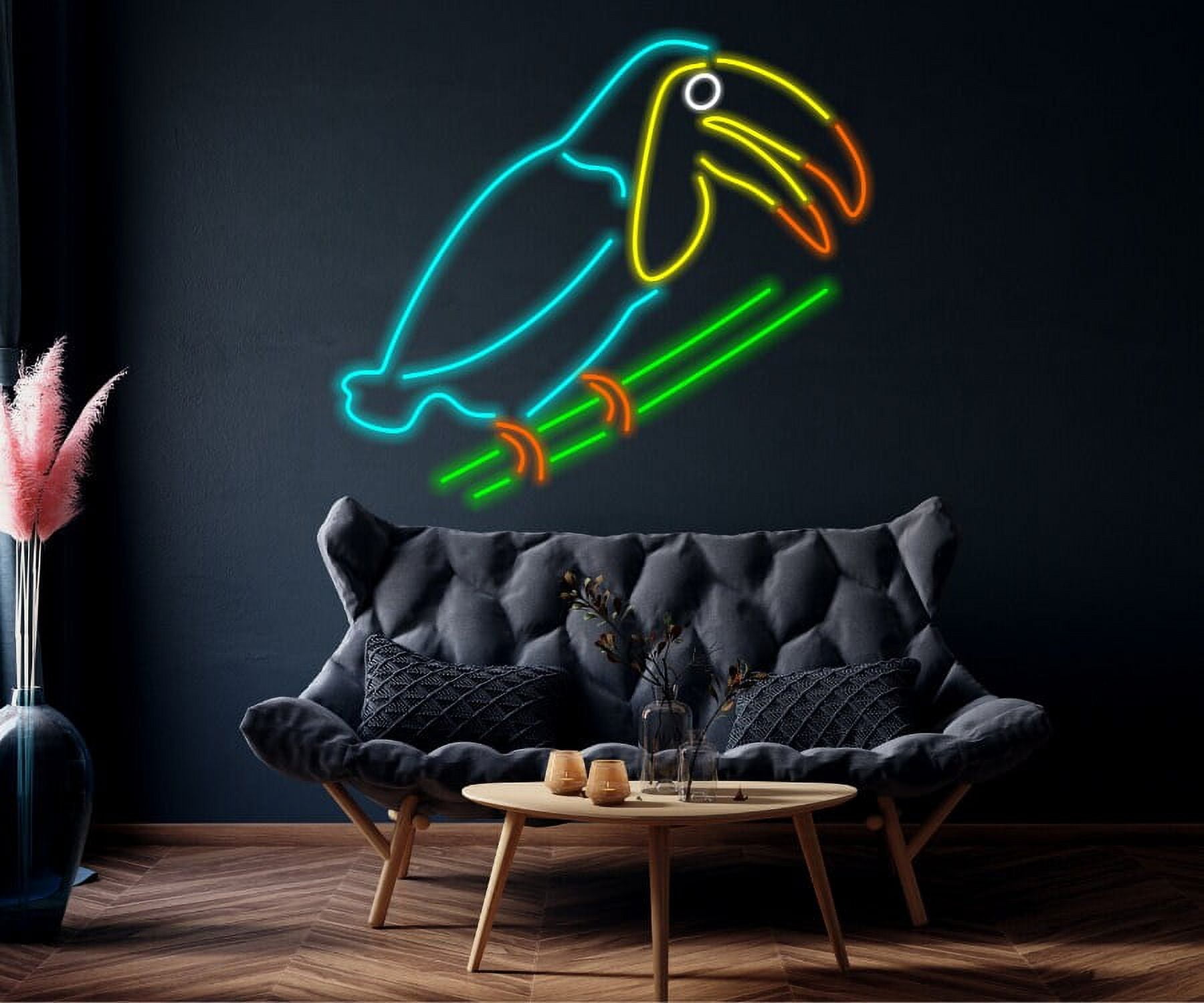 Toucan Bird neon sign, bird neon light, animal led light, custom led ...