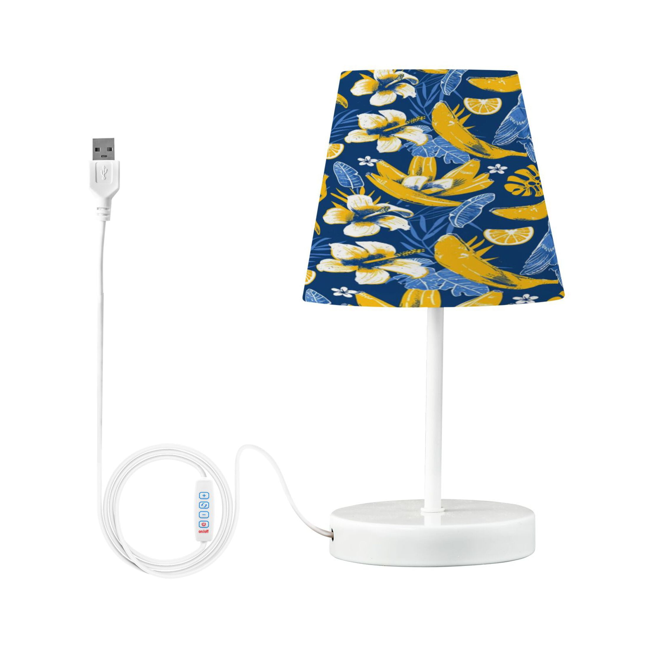 Toucan Bird with Banana Desk Lamp LED Table Nightstand Lamps with 3 ...