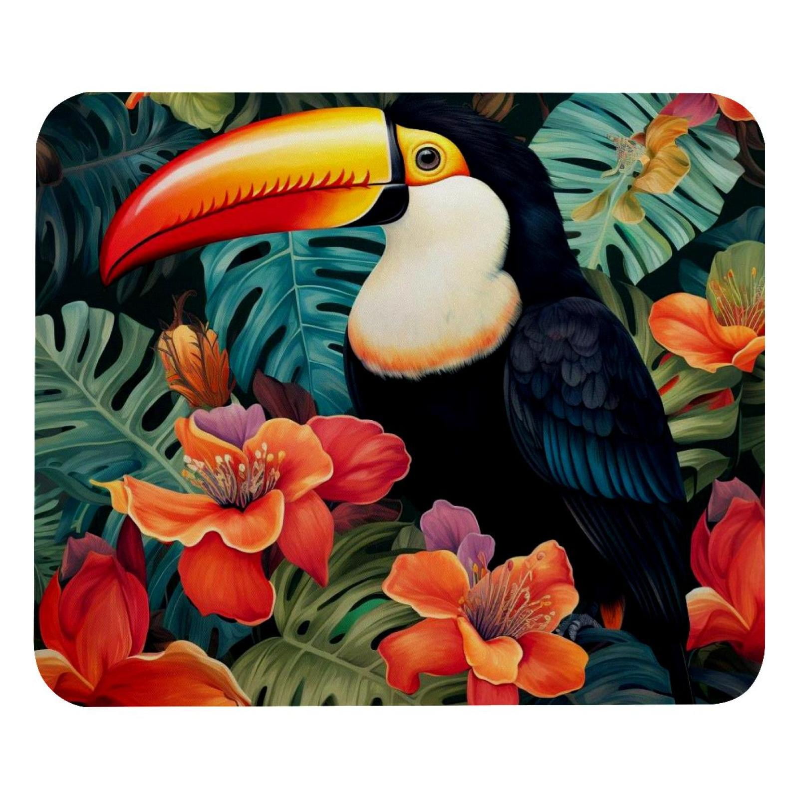 Toucan Computer Mouse Pad,Rubber Mouse Mat for Gaming, Office, Laptop, PC, Women - Walmart.com