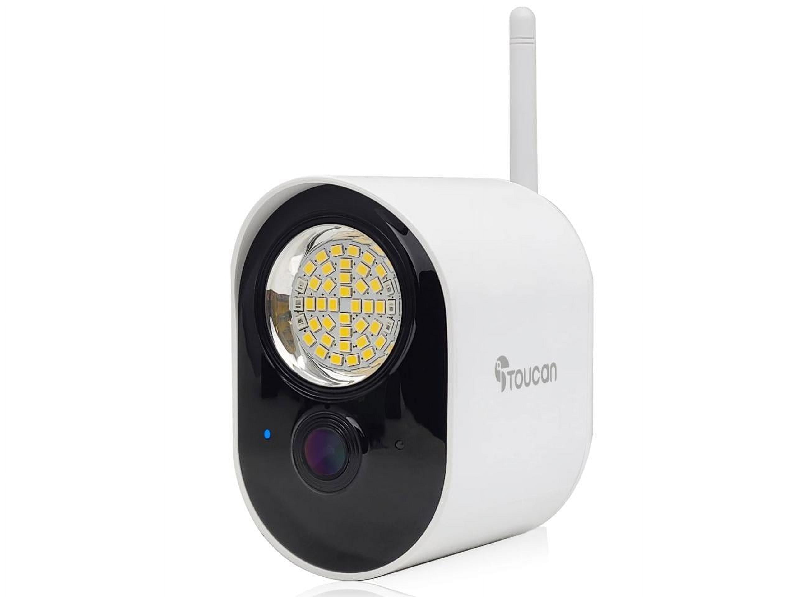 Toucan Floodlight Camera, 143 Degree Beam Angle, No Monthly Fees ...