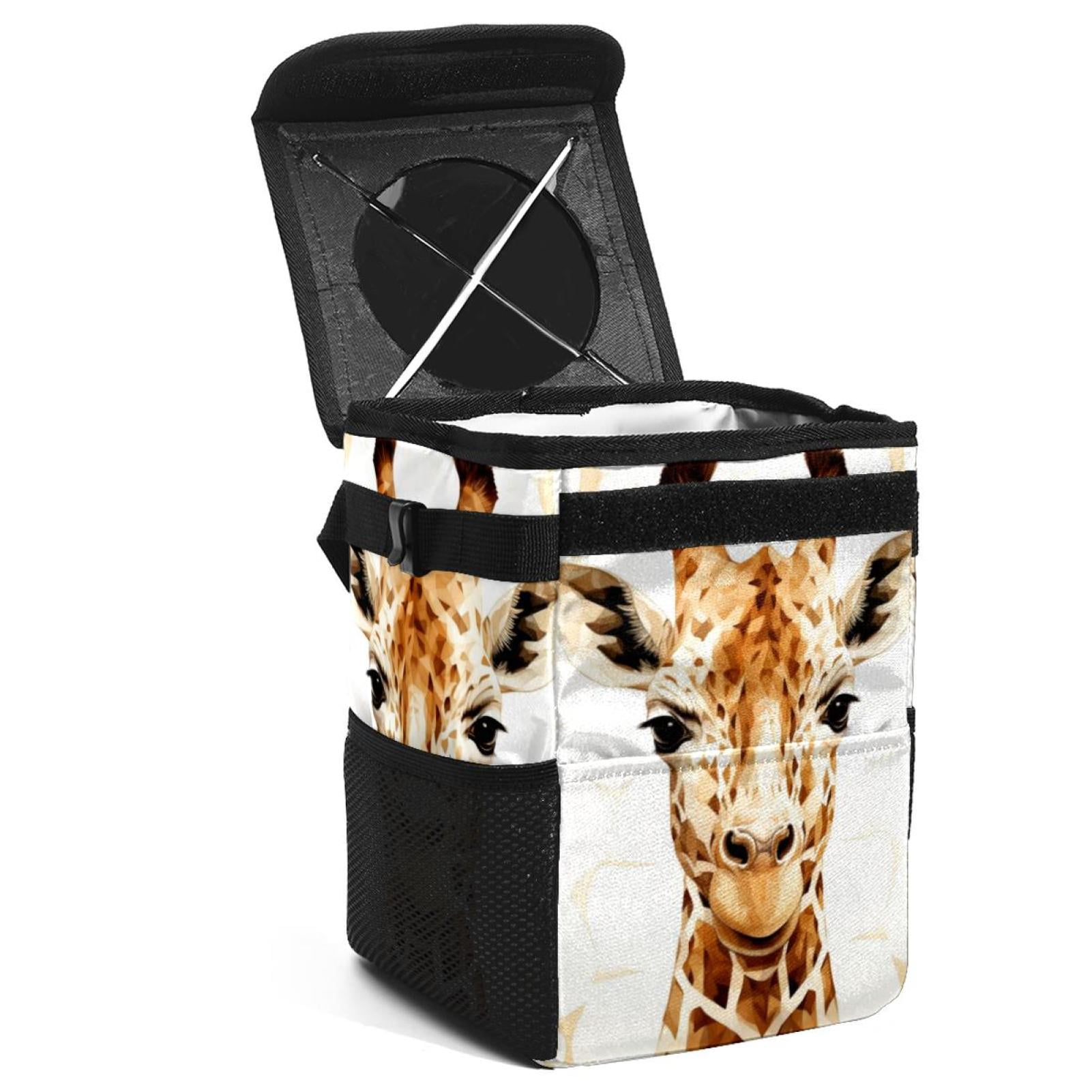 Toucan Foldable Car Trash Can with Lid, Leak-Proof Hanging Storage Bag ...