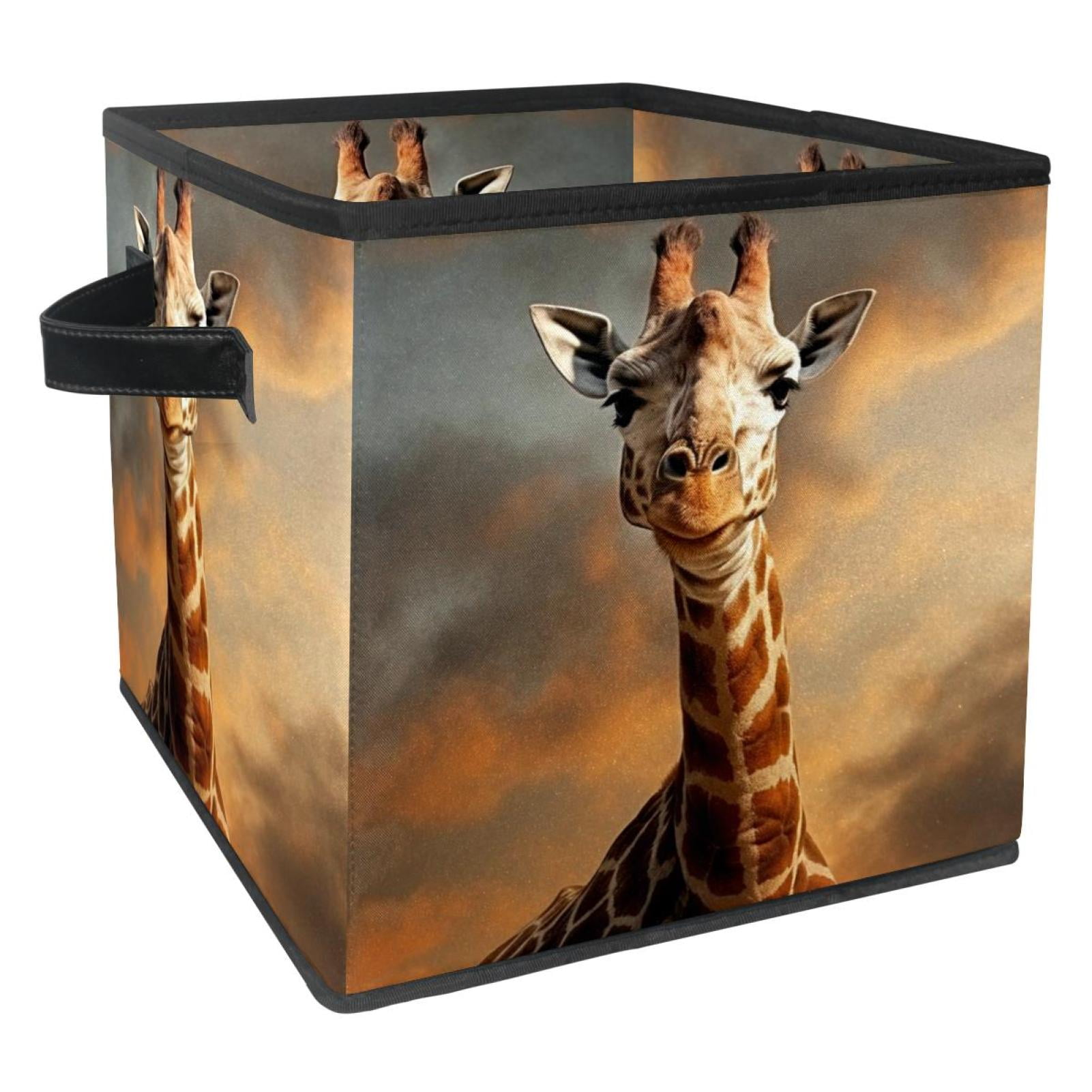 Toucan Foldable Toy Box with Handle, 10.8"x10.5"x10.6", Large Capacity ...