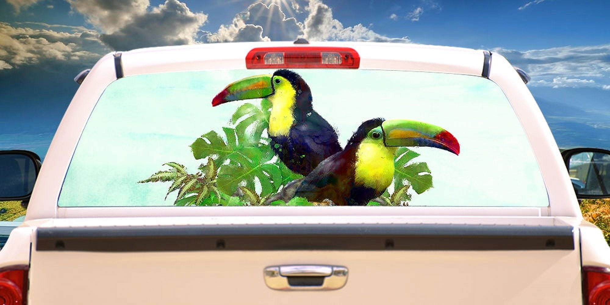 Toucan Friends Rear Window Graphic | HD Truck & Car Back Window Graphic ...