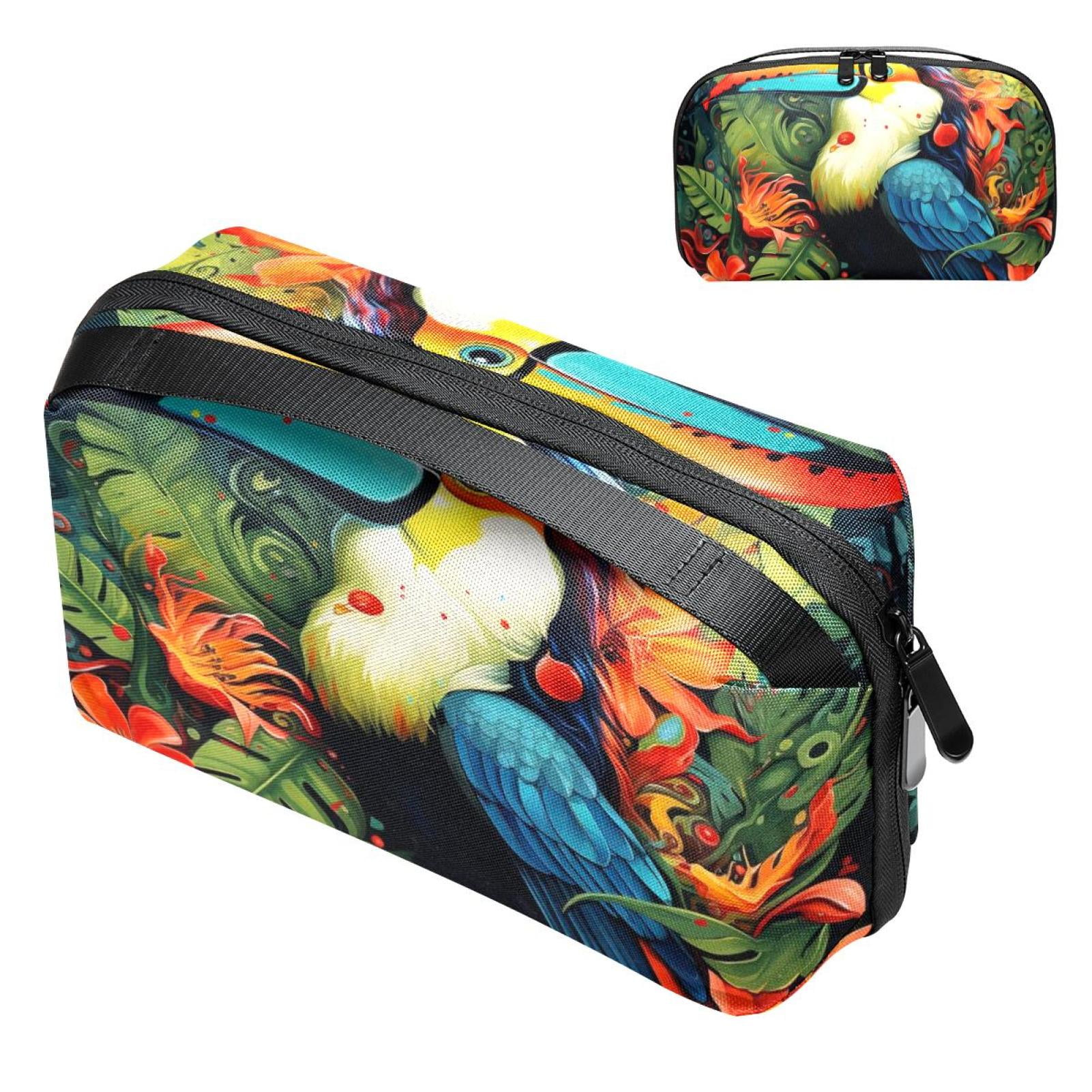Toucan Hard Drive Case - Waterproof Oxford Fabric Digital Bag for Cable ...