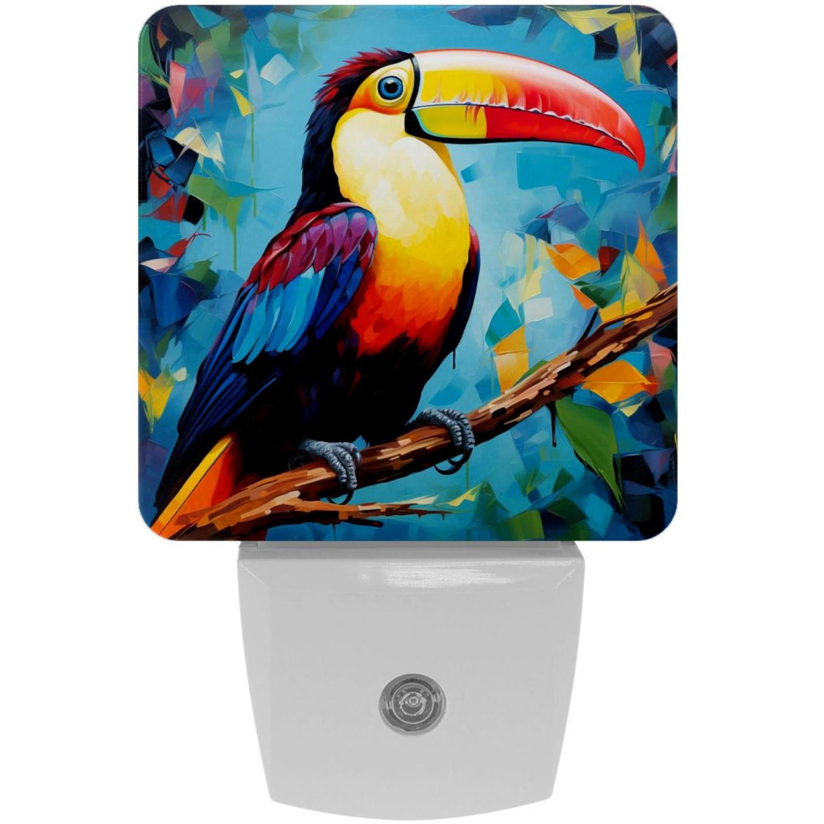 Toucan LED Square Night Light - Small and Bright Square-shaped LED ...