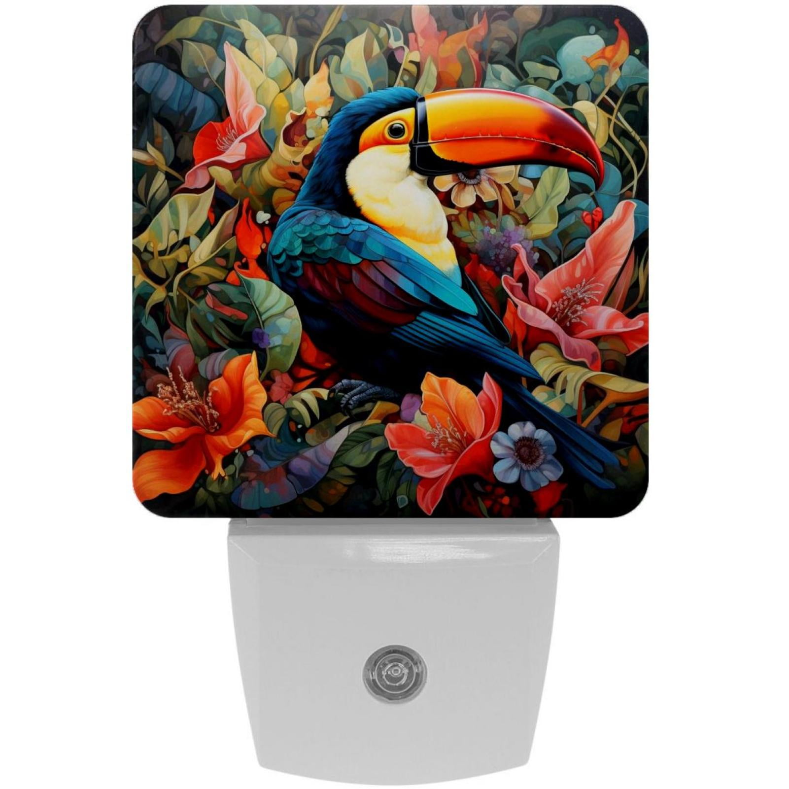Toucan LED Square Night Light - Small and Bright Square-shaped LED ...